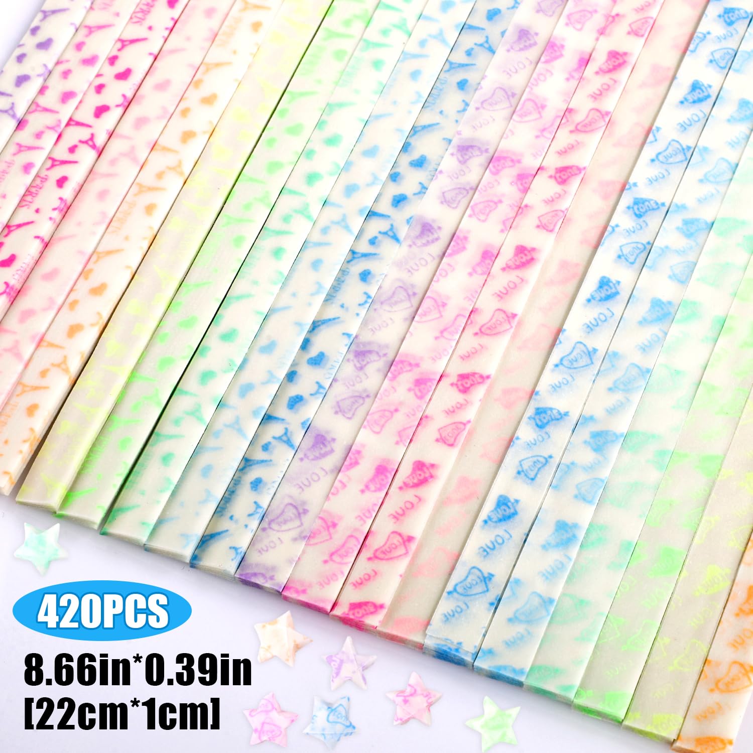 Onigiri Mold Glow In The Dark Origami Stars Paper - 300 Sheets With 10 ...