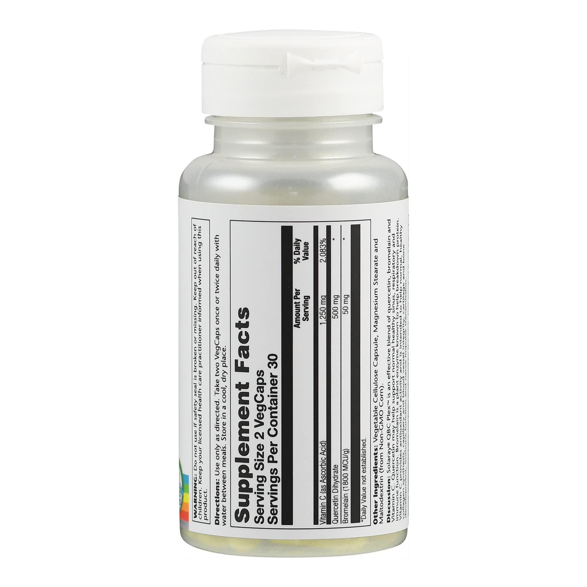 Snapklik.com : SOLARAY Quercetin Bromelain & Vitamin C, Immune System ...