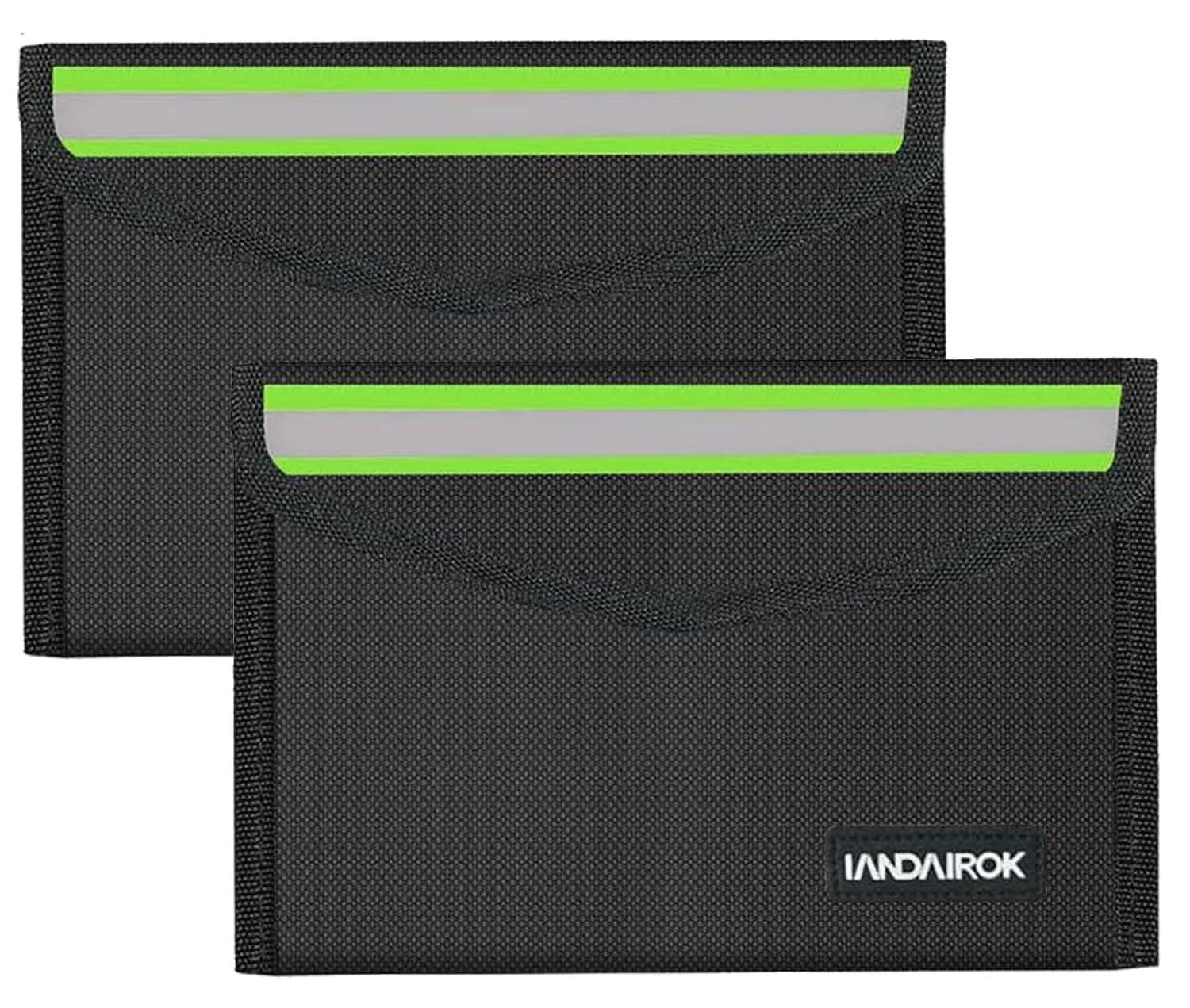 Amazon.com: 5"x8" black Small Fireproof Bag Money Bag Home Office ...