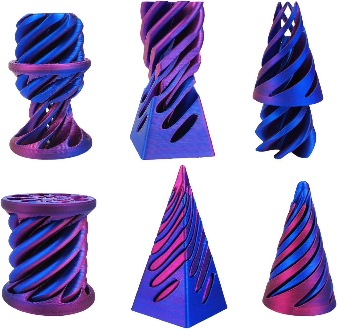 Amazon.com: 3D Printed Magic Pass-through Pyramid, Cone Fidget ...