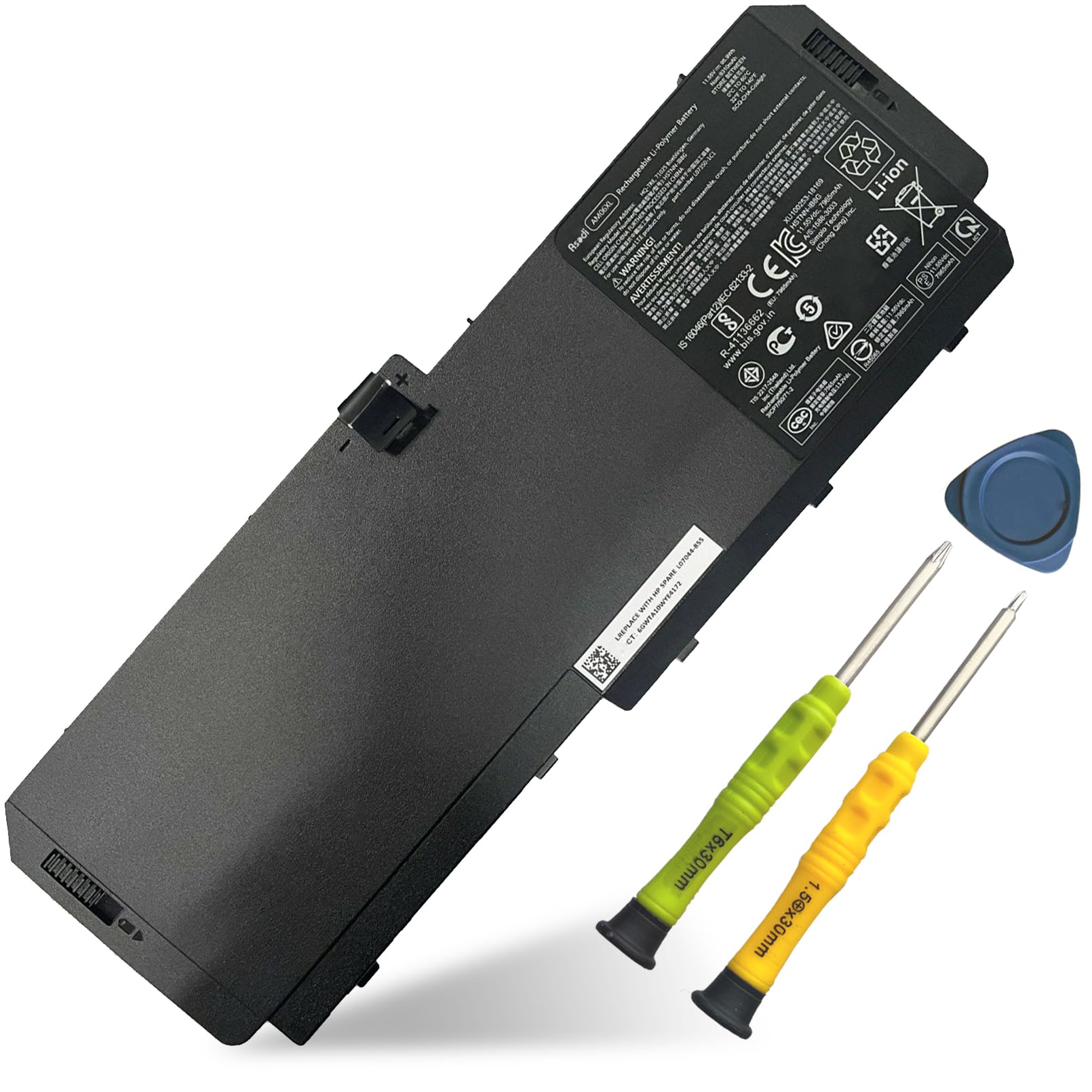 Amazon.com: ASODI AM06XL Laptop Battery Replacement for HP ZBook 17 G5 ...
