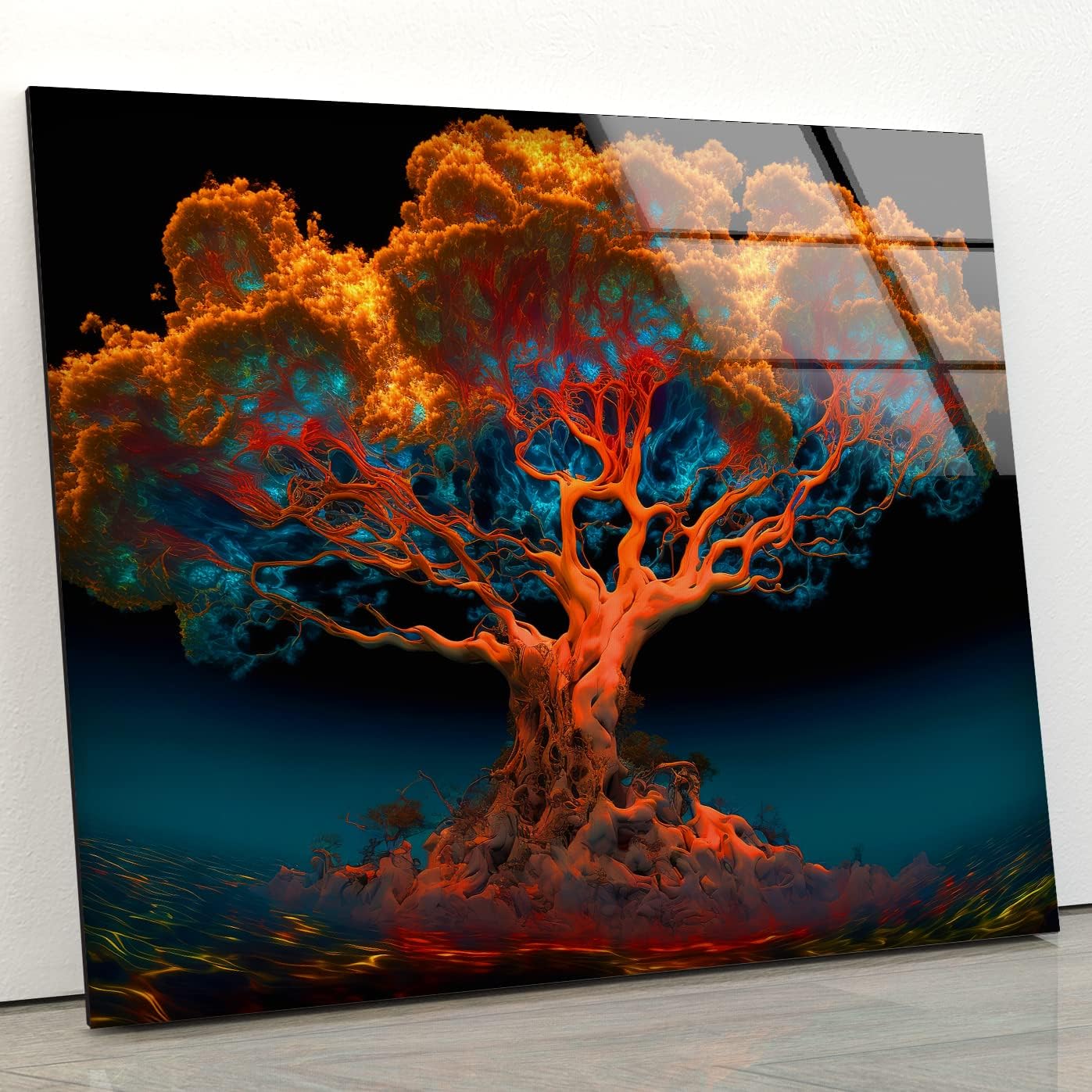 Amazon.com: My Photostation.com Tempered Glass Printing Wall Decor-Home ...
