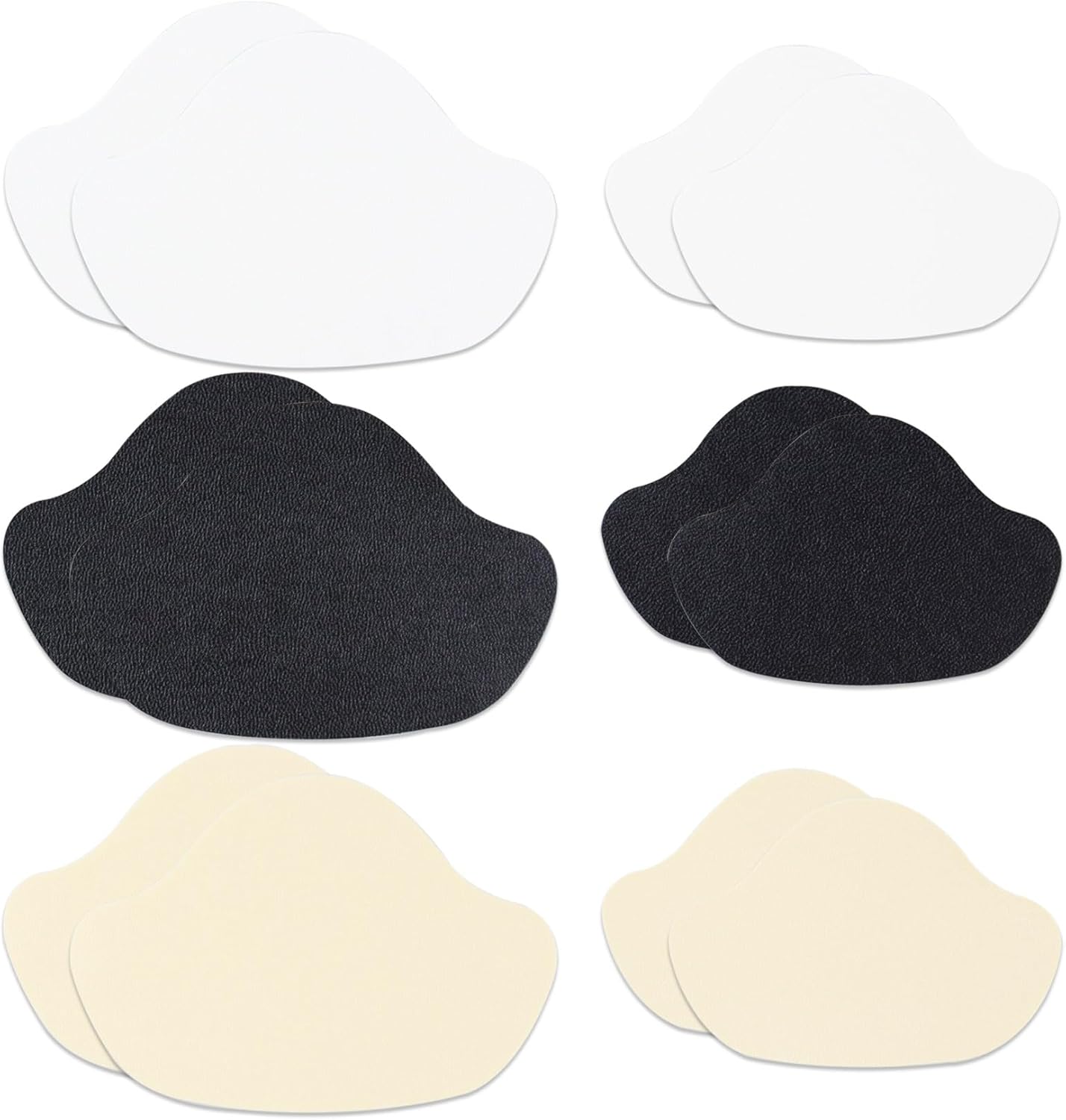 12Pcs Shoe Lining Repair Patch, 3 Colours Leather Self Adhesive Heel ...