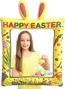 Easter Photo Booth Prop,Easter Bunny Photo Booth Frame | Inflatable ...