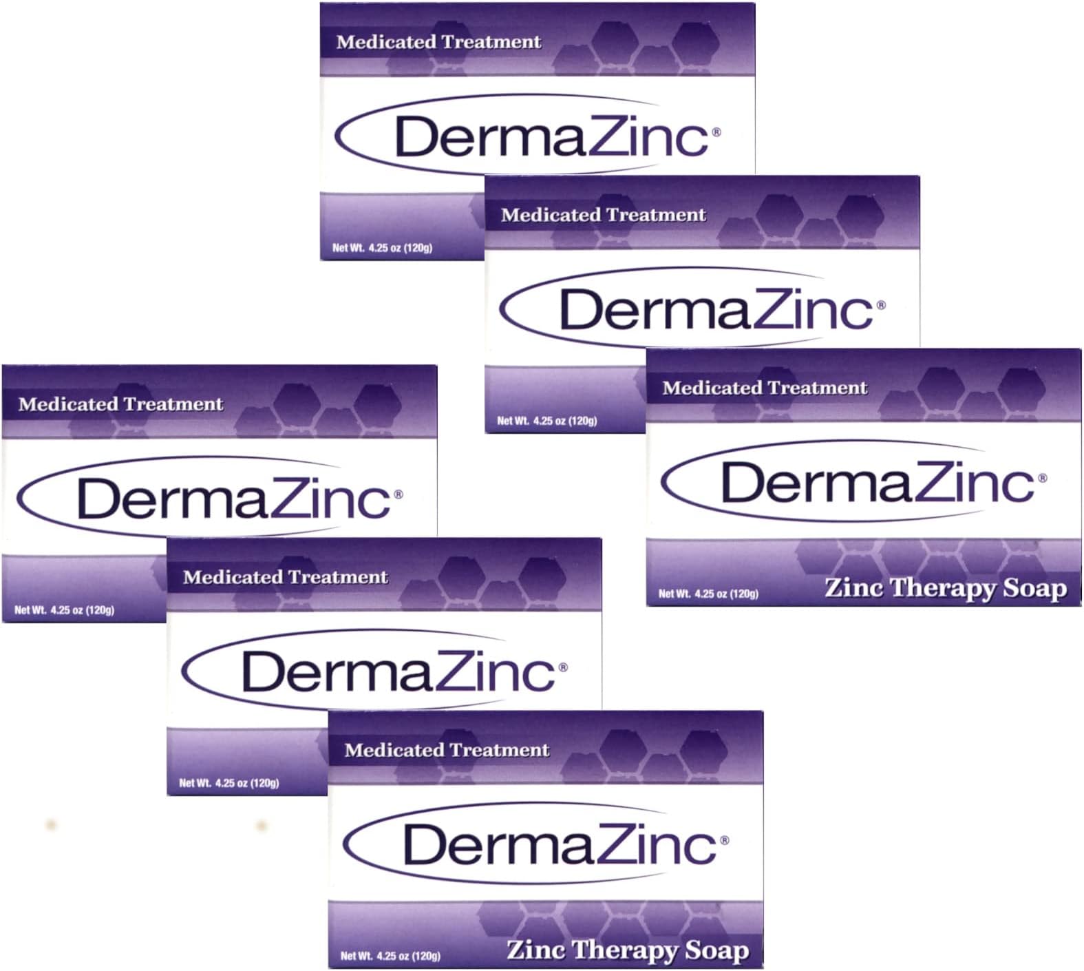 Amazon.com: DermaZinc Zinc Therapy Soap Bar - 4.25 oz (120g) KIT ...