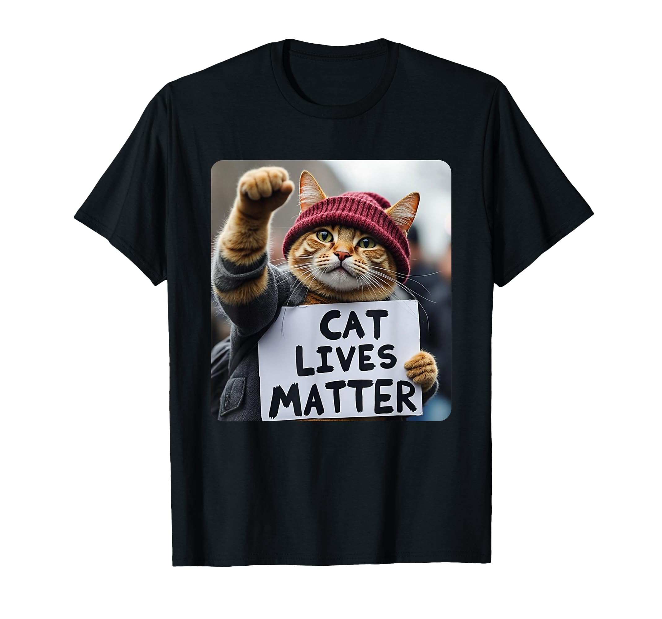 Amazon.com: Donald Trump 2024 Cats, Cat Lives Matter Trump T-Shirt ...