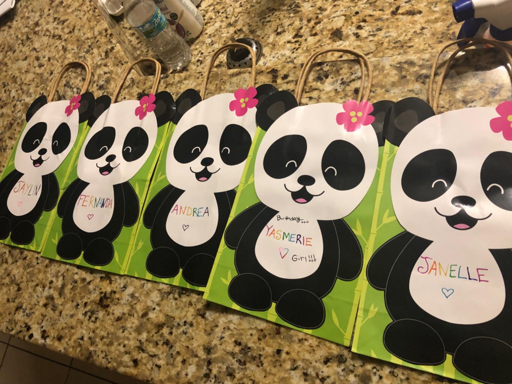Amazon.com: Fun Express Panda Craft Birthday-Party Supplies-Bags-Paper ...