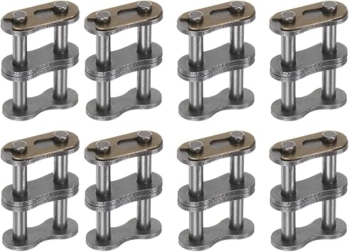 uxcell 8Pcs #50-2/10A-2 Double Roller Chain Connecting Links 15.875mm ...