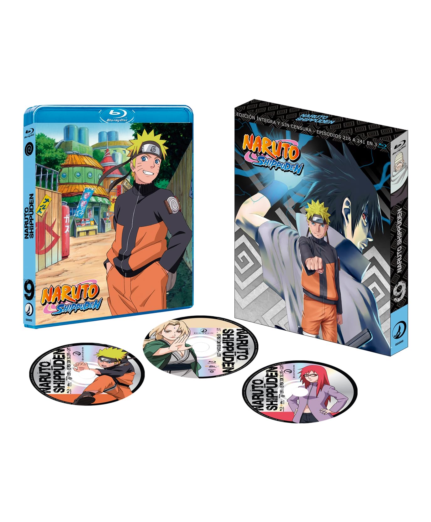 Naruto Shippuden Box 9 (Episodes 216 to 241) [Bluray] [Blu-ray]: Amazon ...