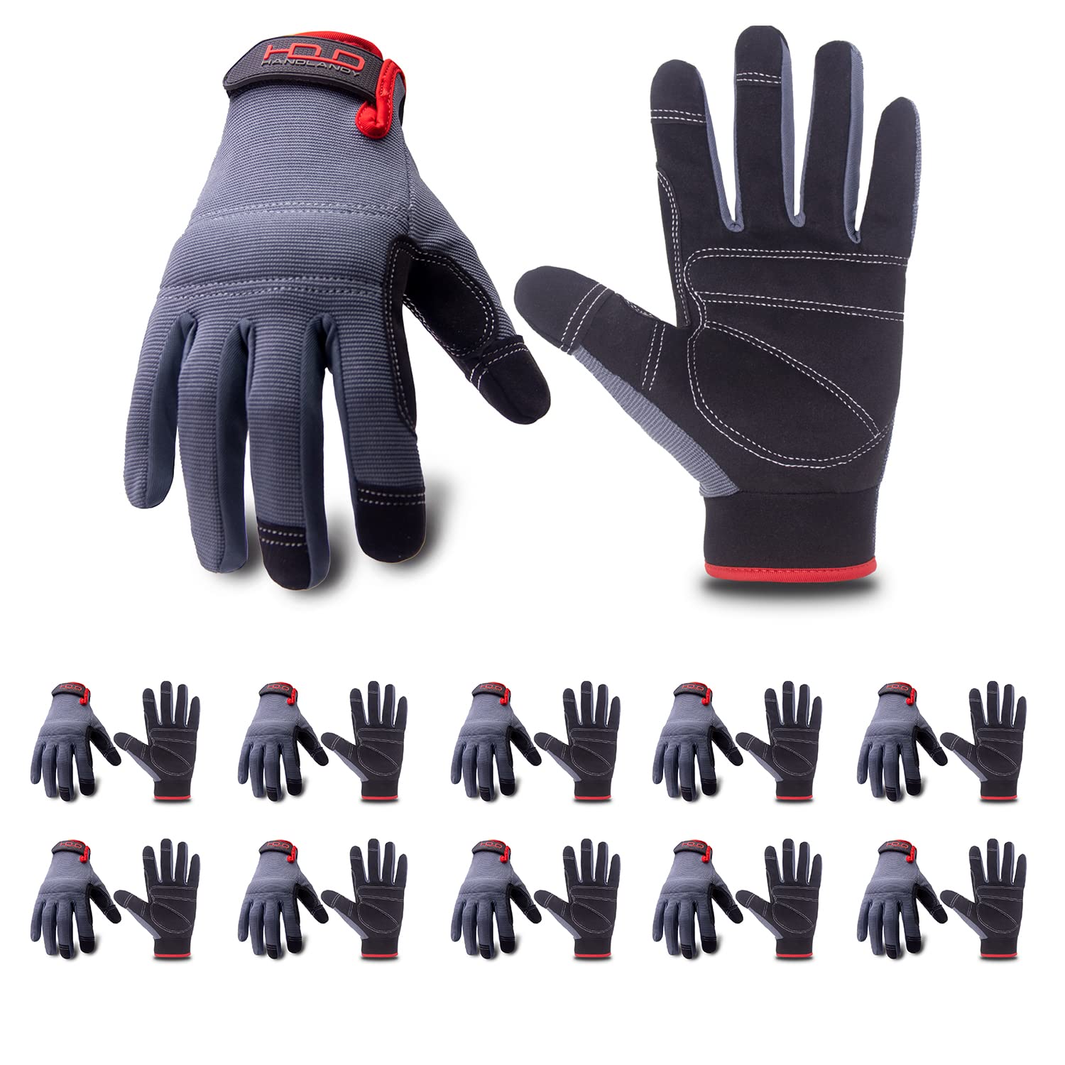Snapklik.com : HLDD HANDLANDY Mens General Utility Work Gloves ...