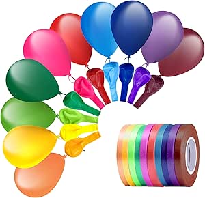 Amazon.com: 200PCS 12 Inch Balloon Assorted Colors – Latex Balloons 12 ...