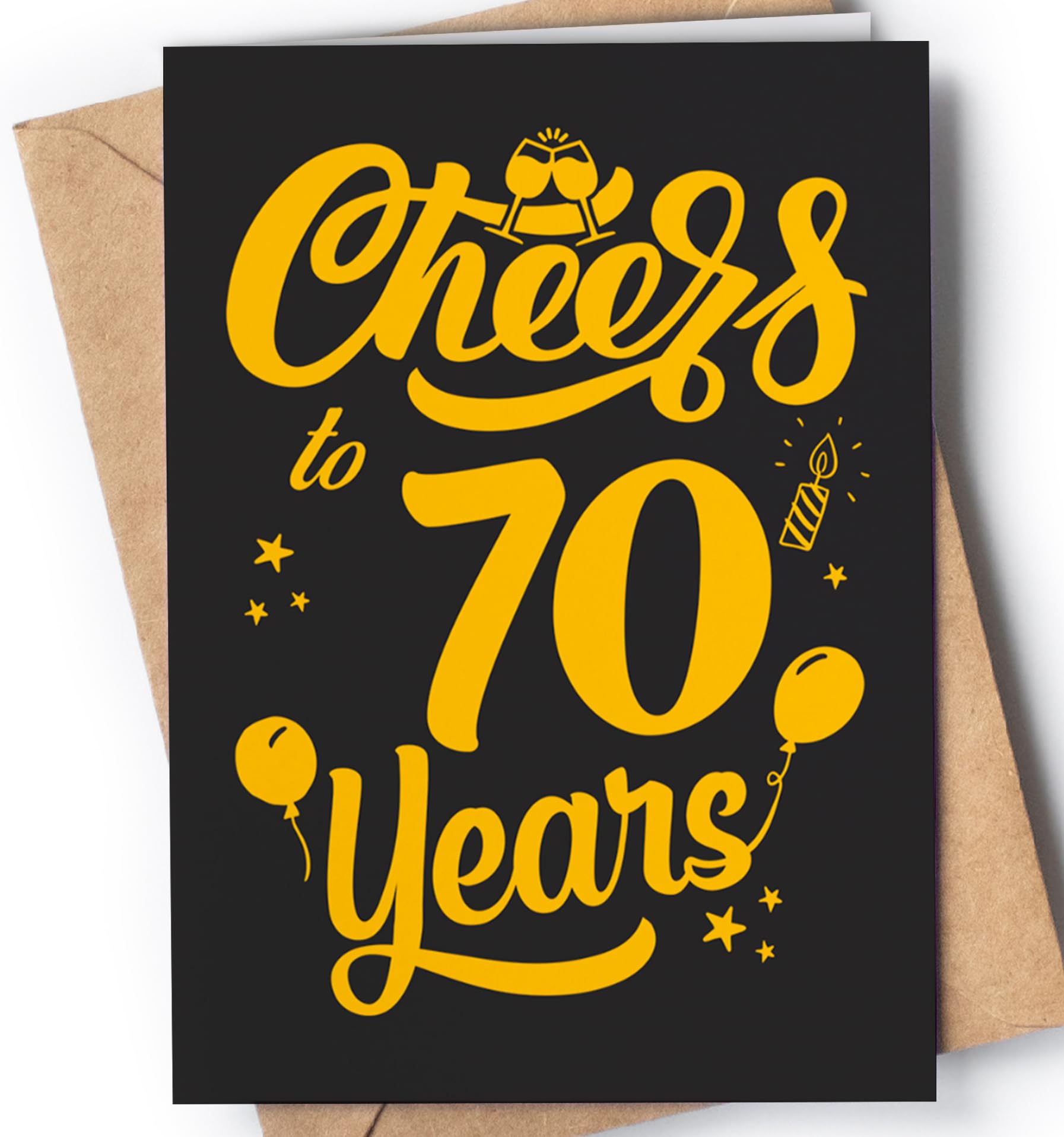 70 Birthday Card Personalized