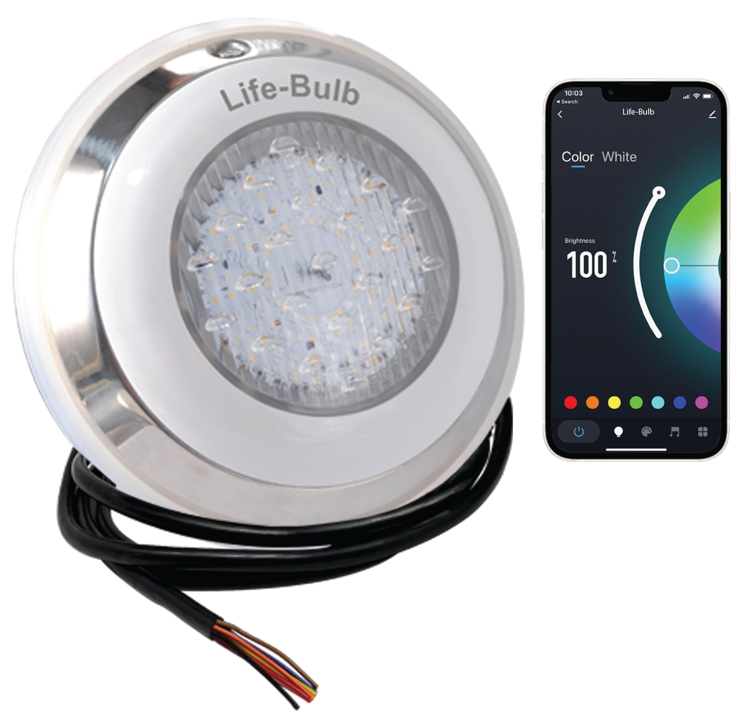 Amazon.com: Life-Bulb Smart LED Spa Lights, Color Changing Spa Lights ...