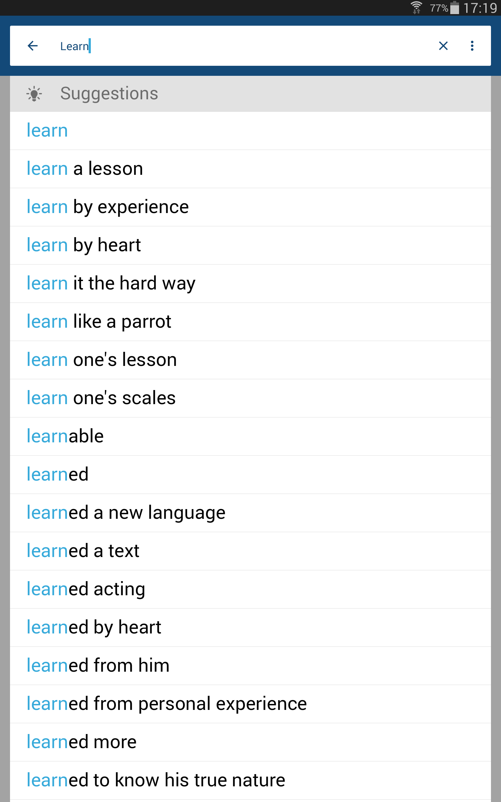 English Dictionary & Translator Free - App on Amazon Appstore