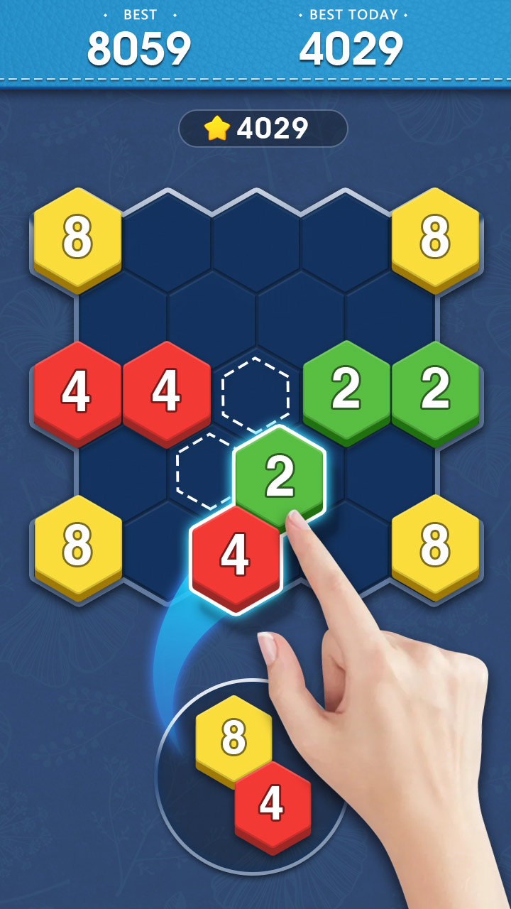 Merge Block-2048 Hexa puzzle - App on Amazon Appstore