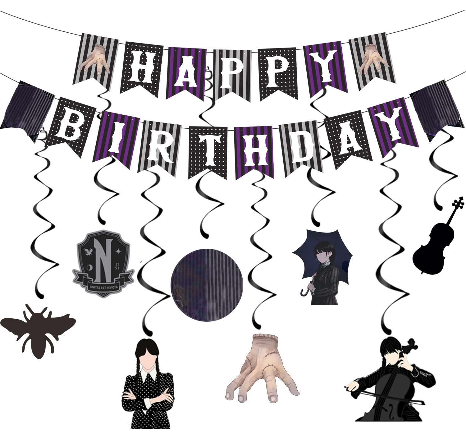 Amazon.com: Wednesday Birthday Decorations Wednesday Happy Birthday ...