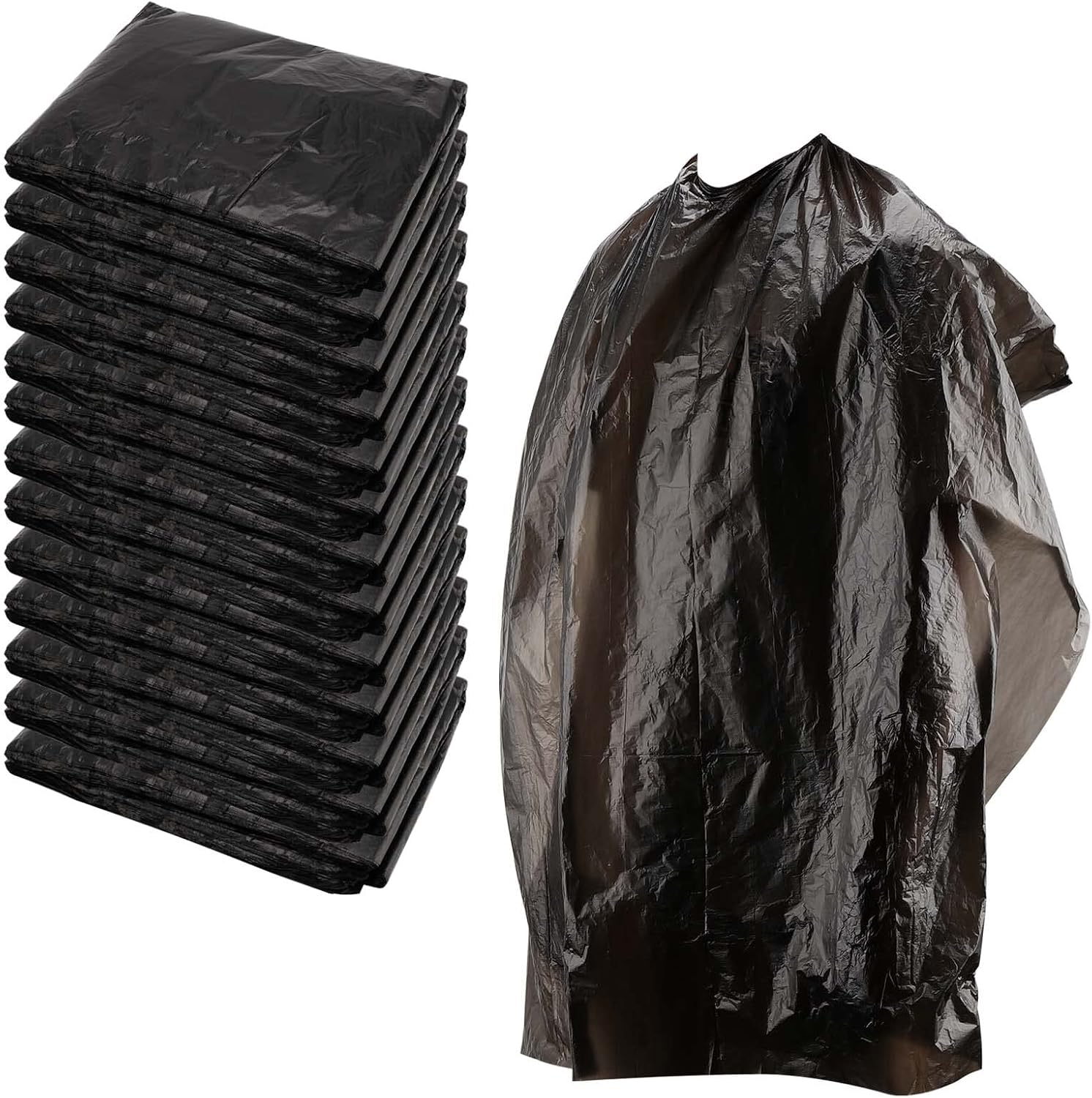 Amazon.com: TAICHEUT 300 PCS 35 x 47 Inch Disposable Black Hair Salon ...