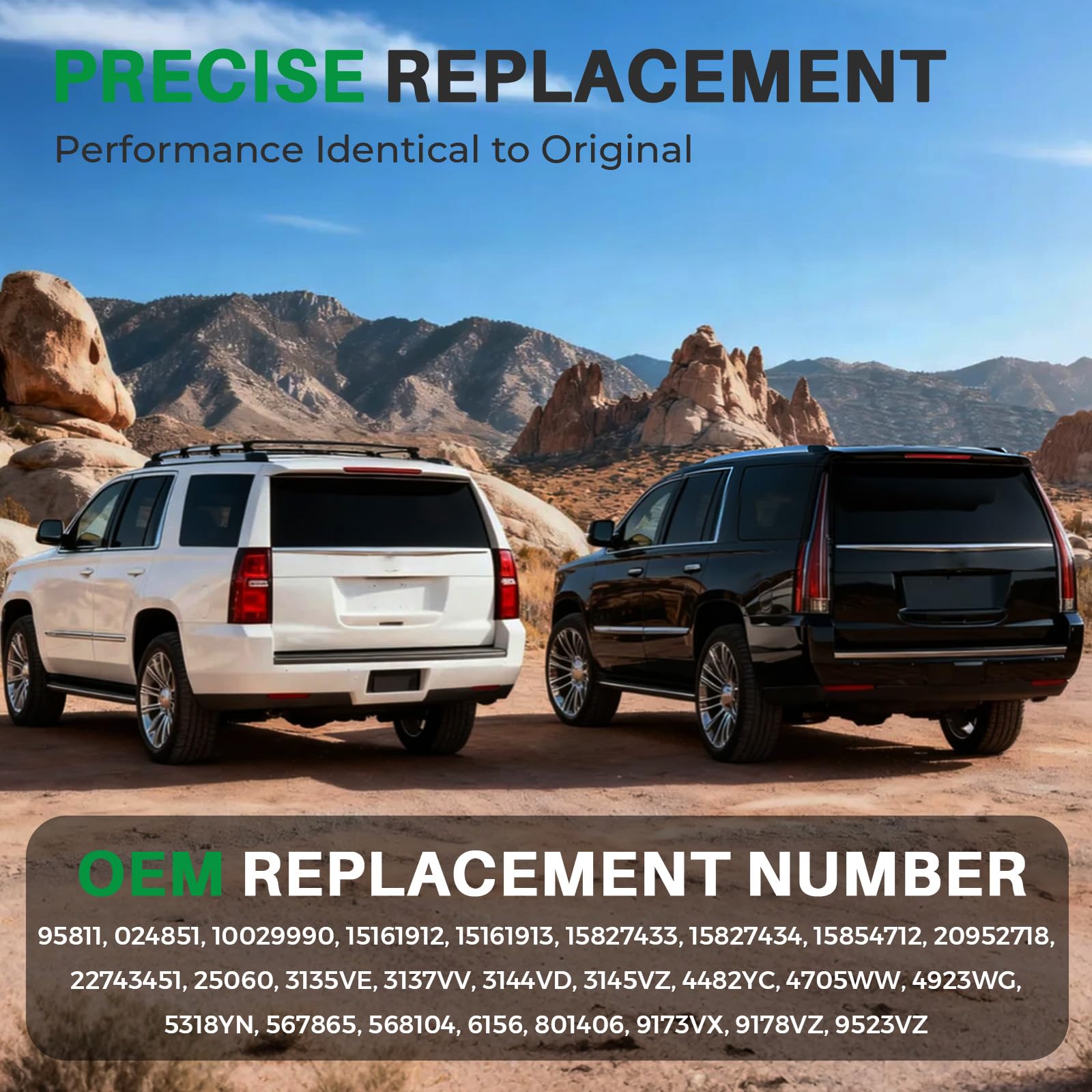 Snapklik.com : HUOPO Rear Hatch Liftgate Struts For Chevy Suburban ...