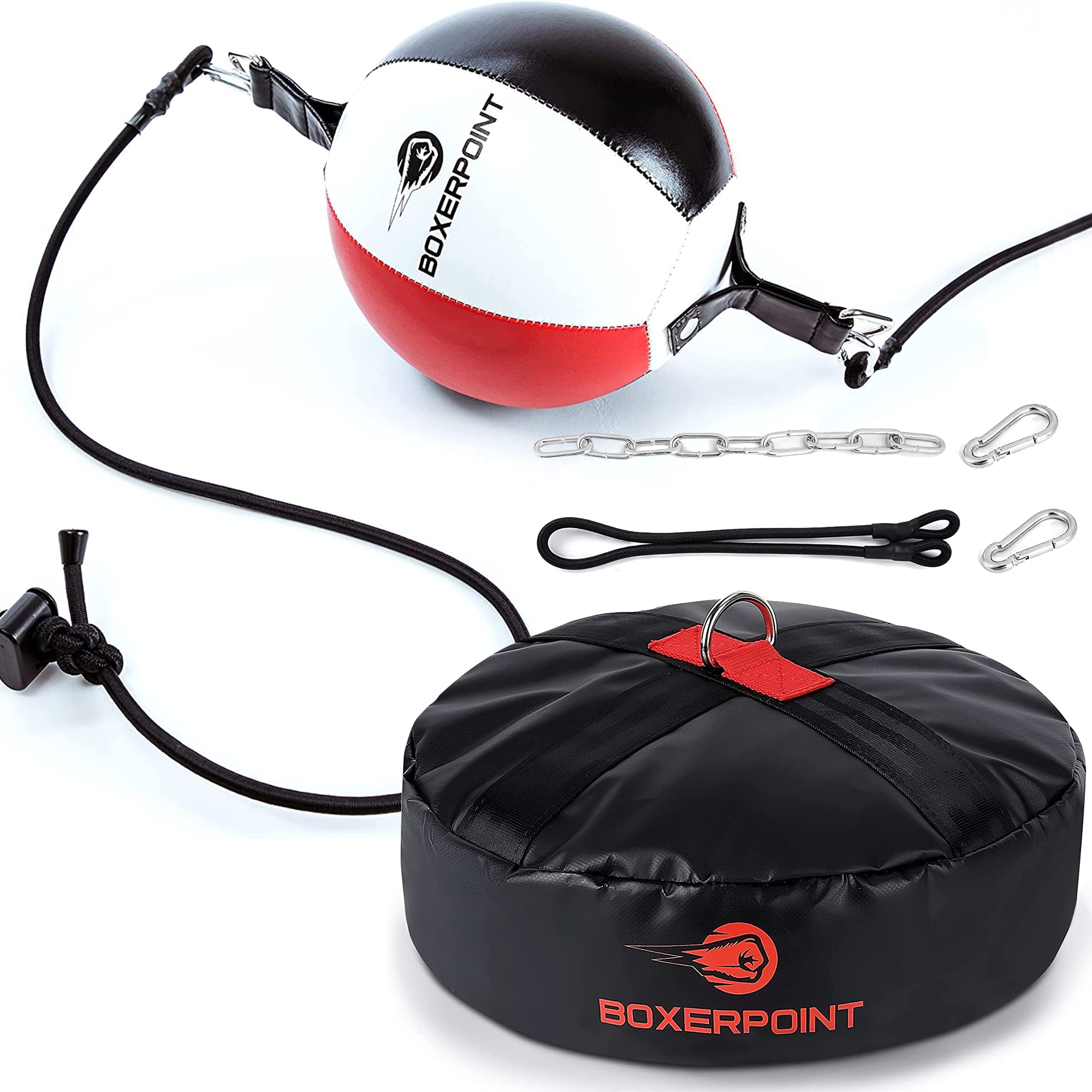 Amazon.com : Boxerpoint Bundle Double End Punching Ball Kit and ...
