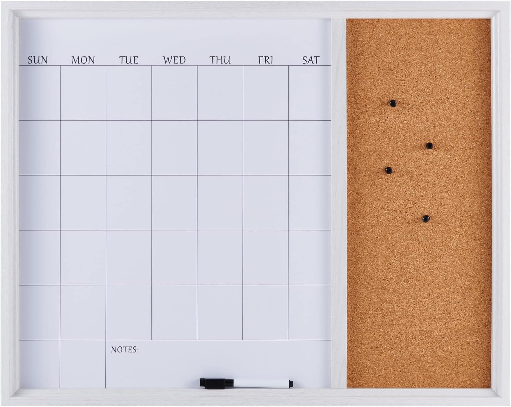 Amazon.com: Towle Living White Calendar & Cork Board Combo for Home ...
