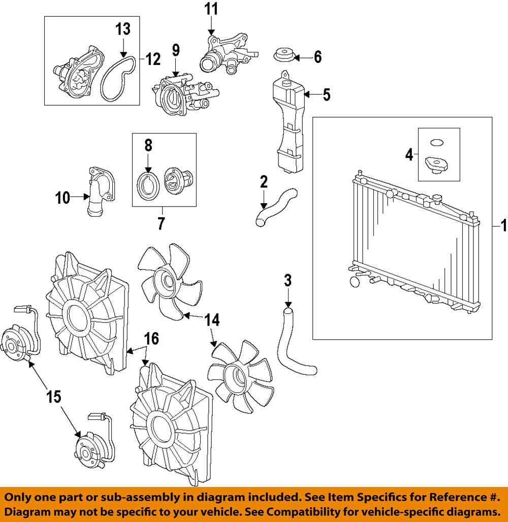 Amazon.com: Genuine Honda 19015-R1A-A02 Shroud : Automotive
