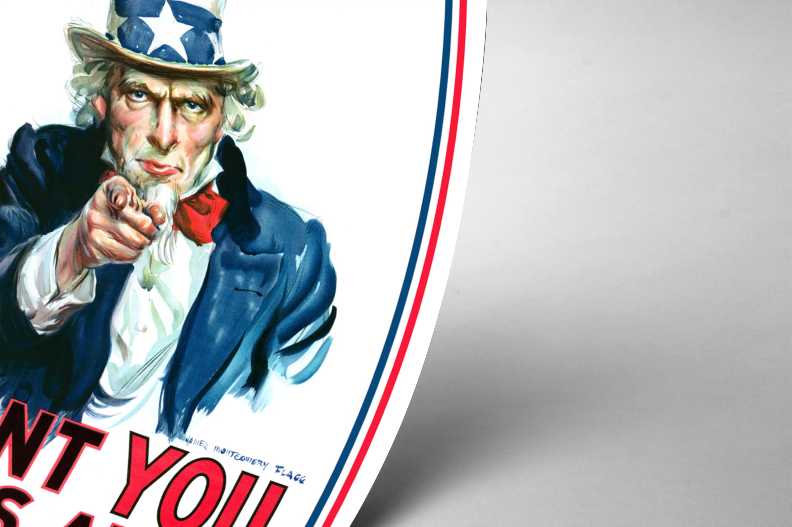 Uncle Sam Poster Ww1 I Want You For U.S. Army Uncle Sam WW1 Vintage