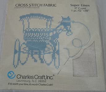 Amazon.com: Charles Craft Super Linen 27 Count, 12" X 18"