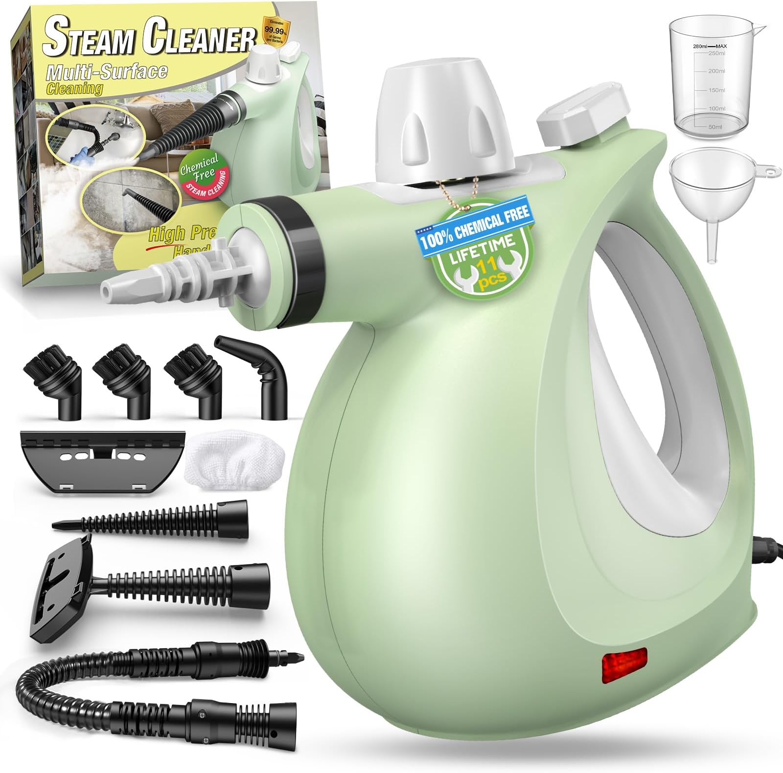 Amazon.com - Steam Cleaner, Handheld Steamer for Cleaning, Multipurpose ...