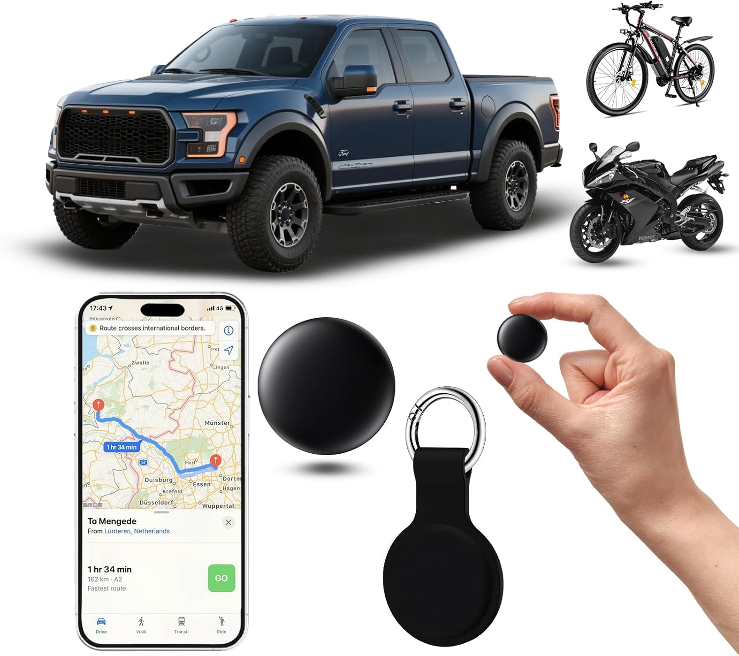 Amazon.com: Refilerss Mini GPS Tracker for Vehicles Hidden - No Monthly ...