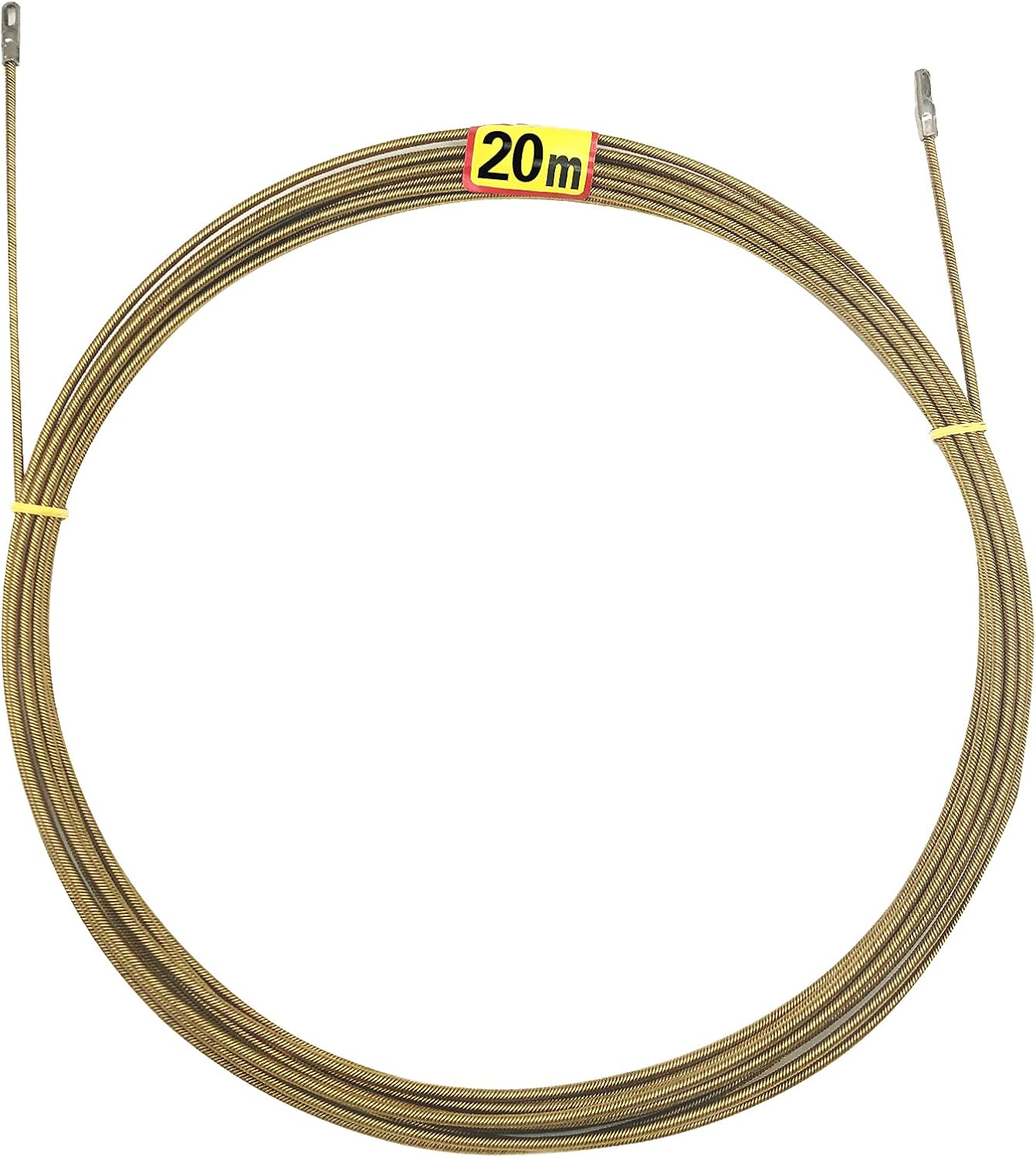 VGongTech 67ft Electrical Spring Wire Threader Fish Tape Fastener Cable ...