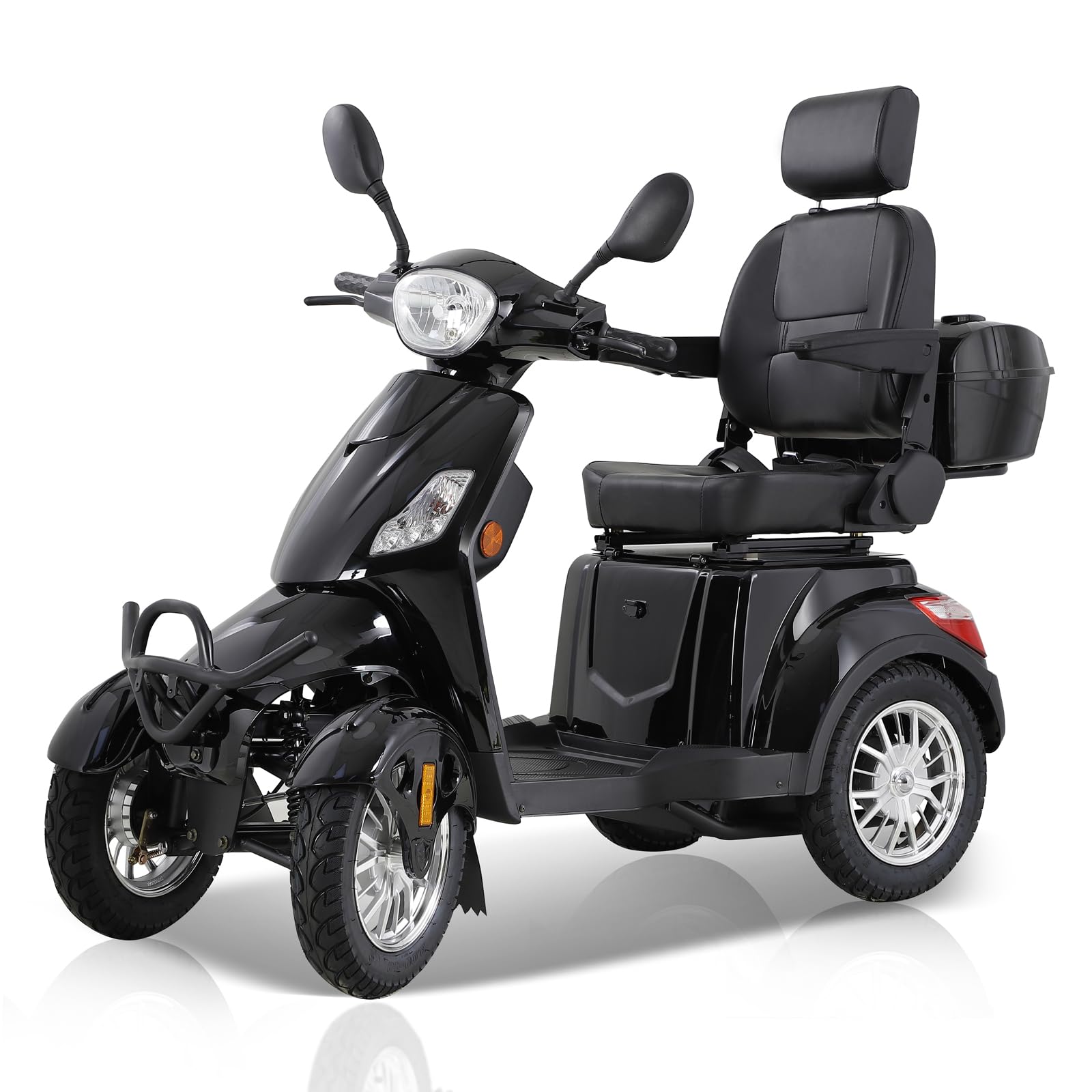 Amazon.com: ZVGREEN XL-4L Heavy-Duty Four-Wheel Mobility Scooter with ...