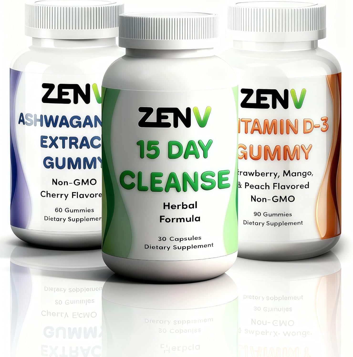 Amazon.com: ZENV 3-in-1 Daily Wellness Routine Bundle: 15-Day Herbal ...