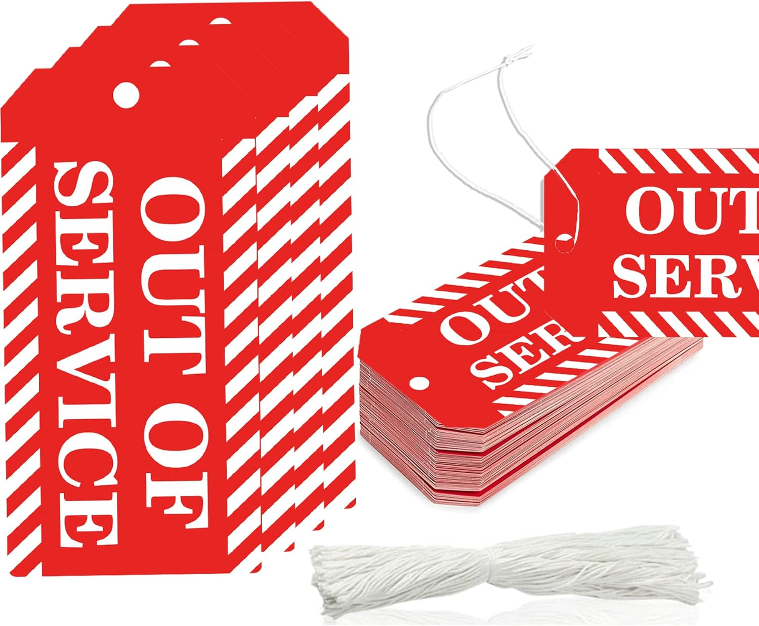 Amazon.com: Out of Service Tags Maintenance Equipment Repair Required ...