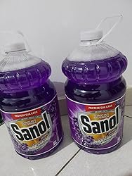 Sanol Desinfetante Líquido Para Uso Geral Lavanda 5 Litros Roxo ...