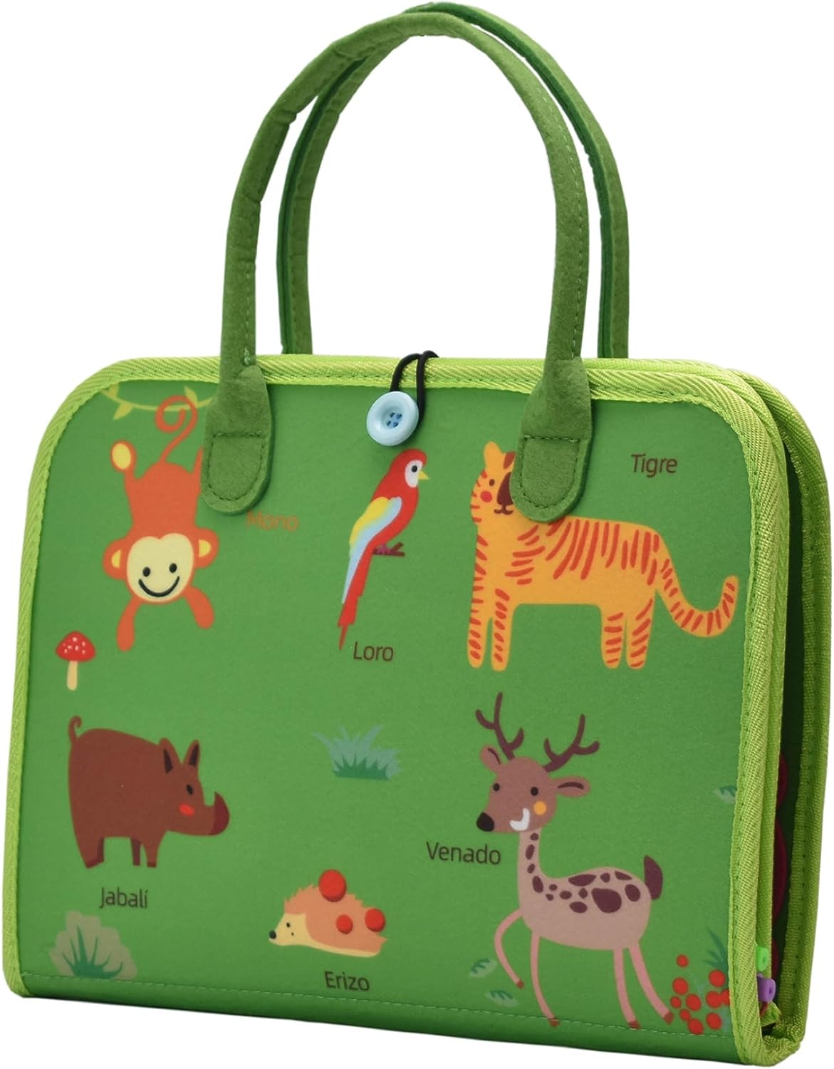 Amazon.com: Montessori Spanish Activity Busy Book for Toddlers : Toys ...