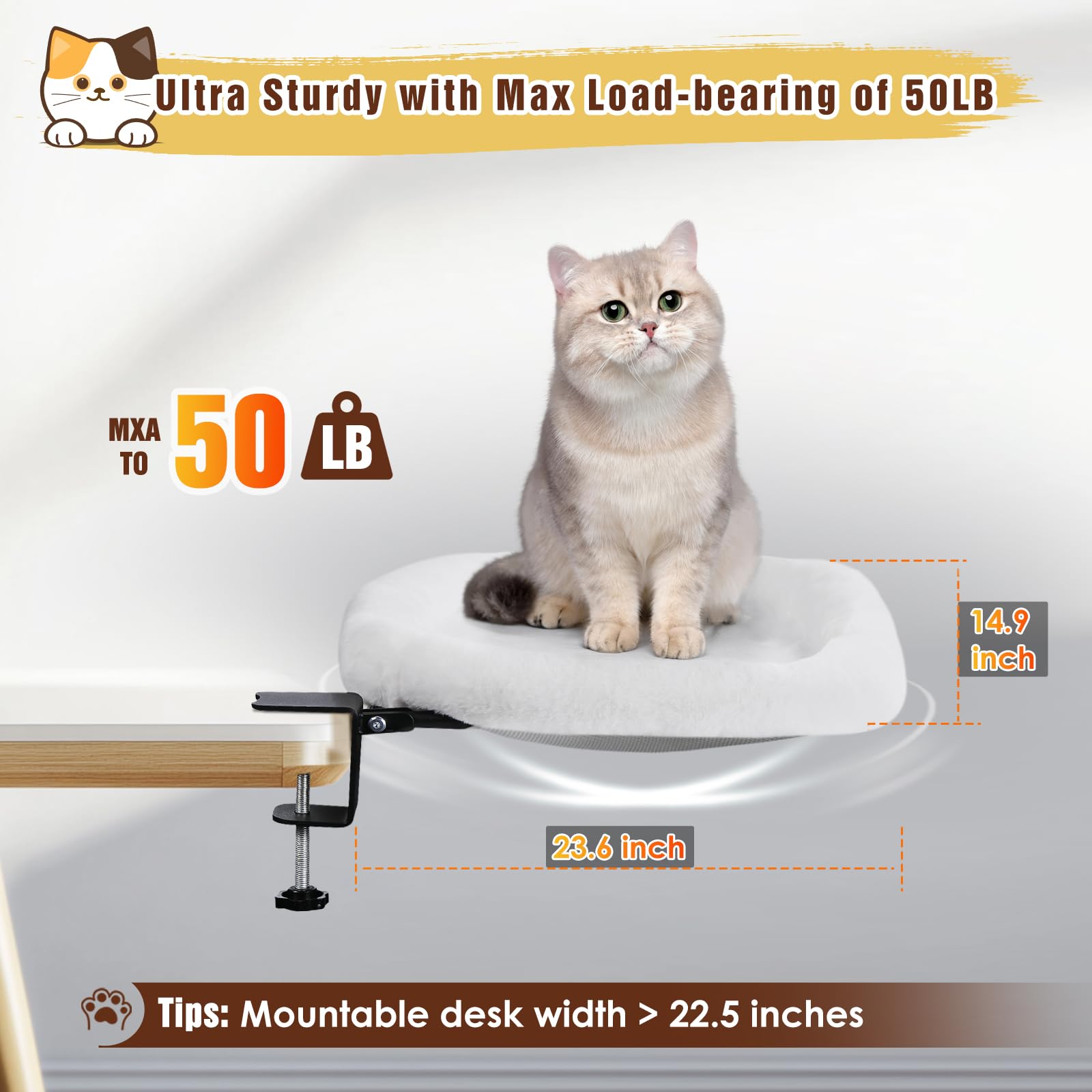 Snapklik.com : IPOW Heavy Duty Steel Frame Supports Up To 50lbs Cat ...