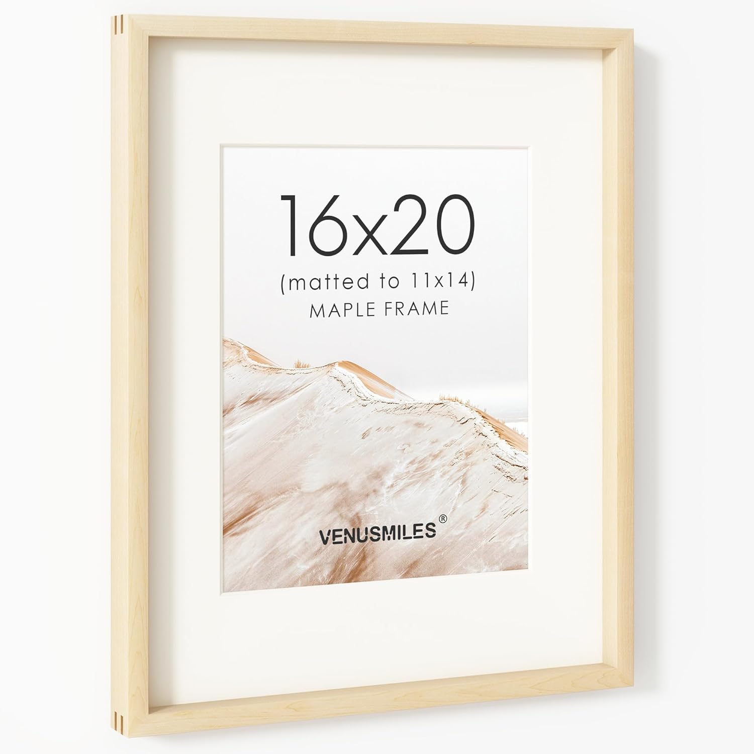 Amazon.com - 16 x 20 Picture Frame, USA-Sourced Natural Maple Wood ...