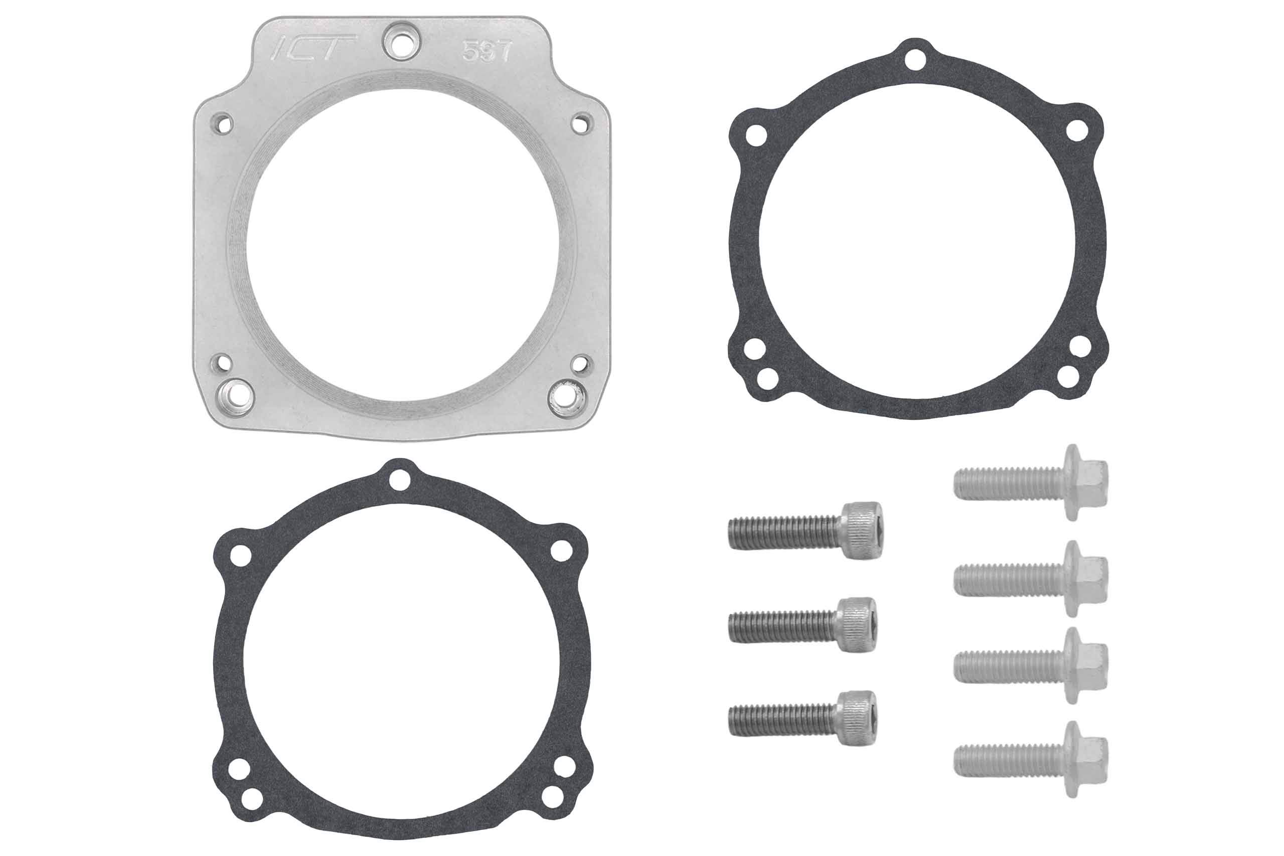 Amazon.com: ICT Billet LS Throttle Body Adapter - LS1 3 Bolt 92mm ...