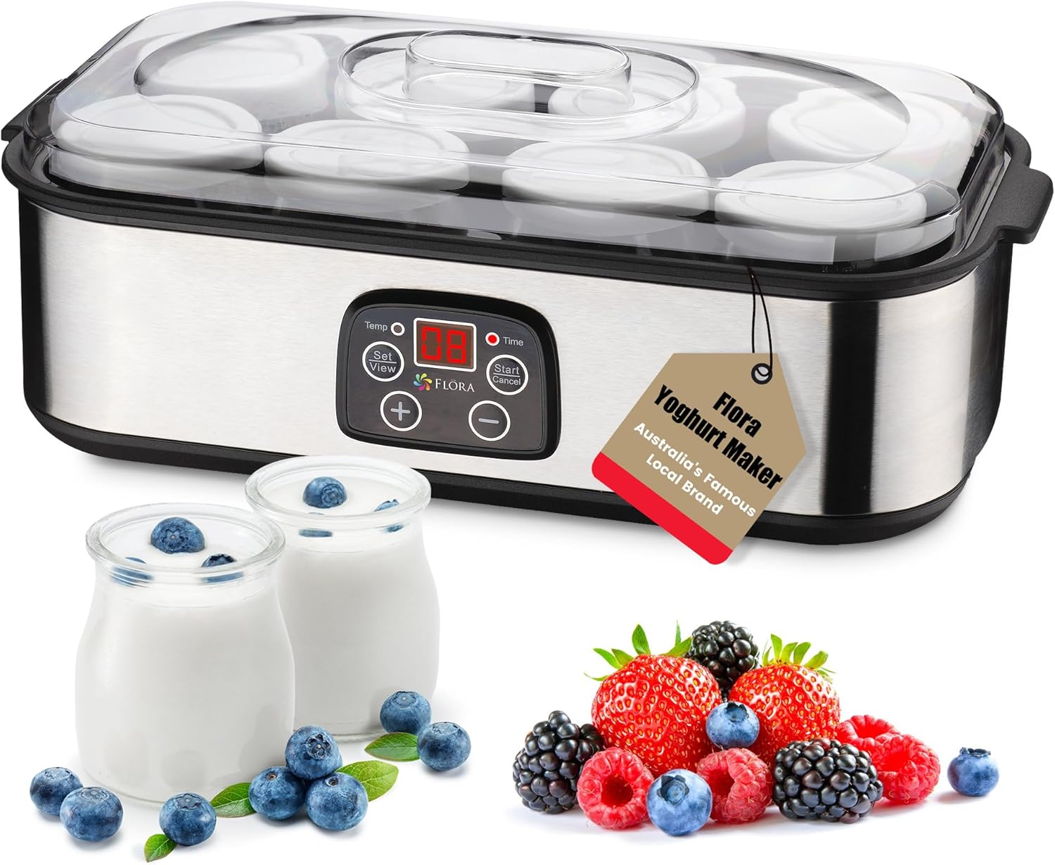 Flora Yoghurt Maker Electric-Australia Local Seller-Fermented Yogurt ...