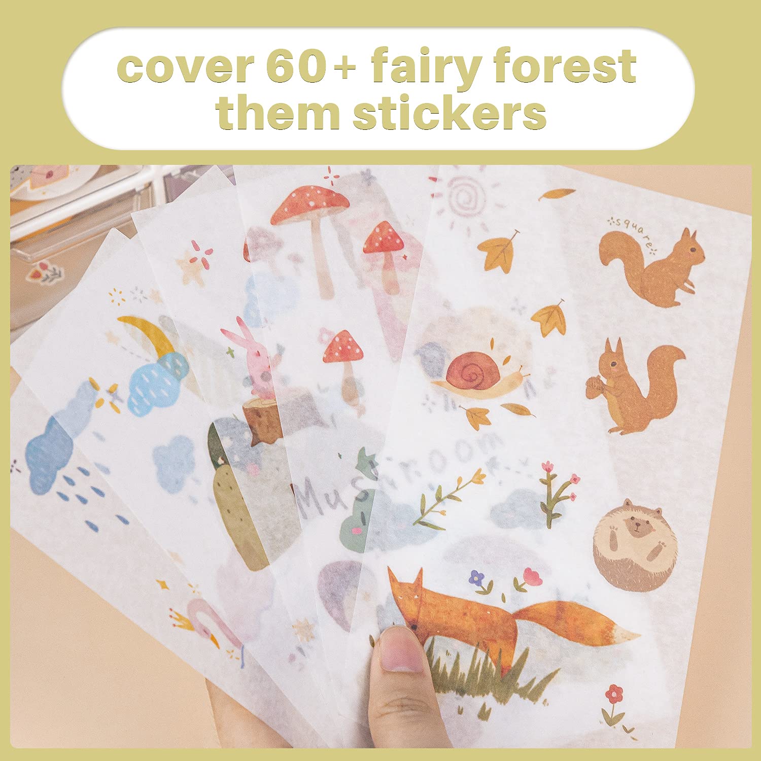 Snapklik.com : Memoking Fairytale Forest Theme Stickers - 5 Sheets ...