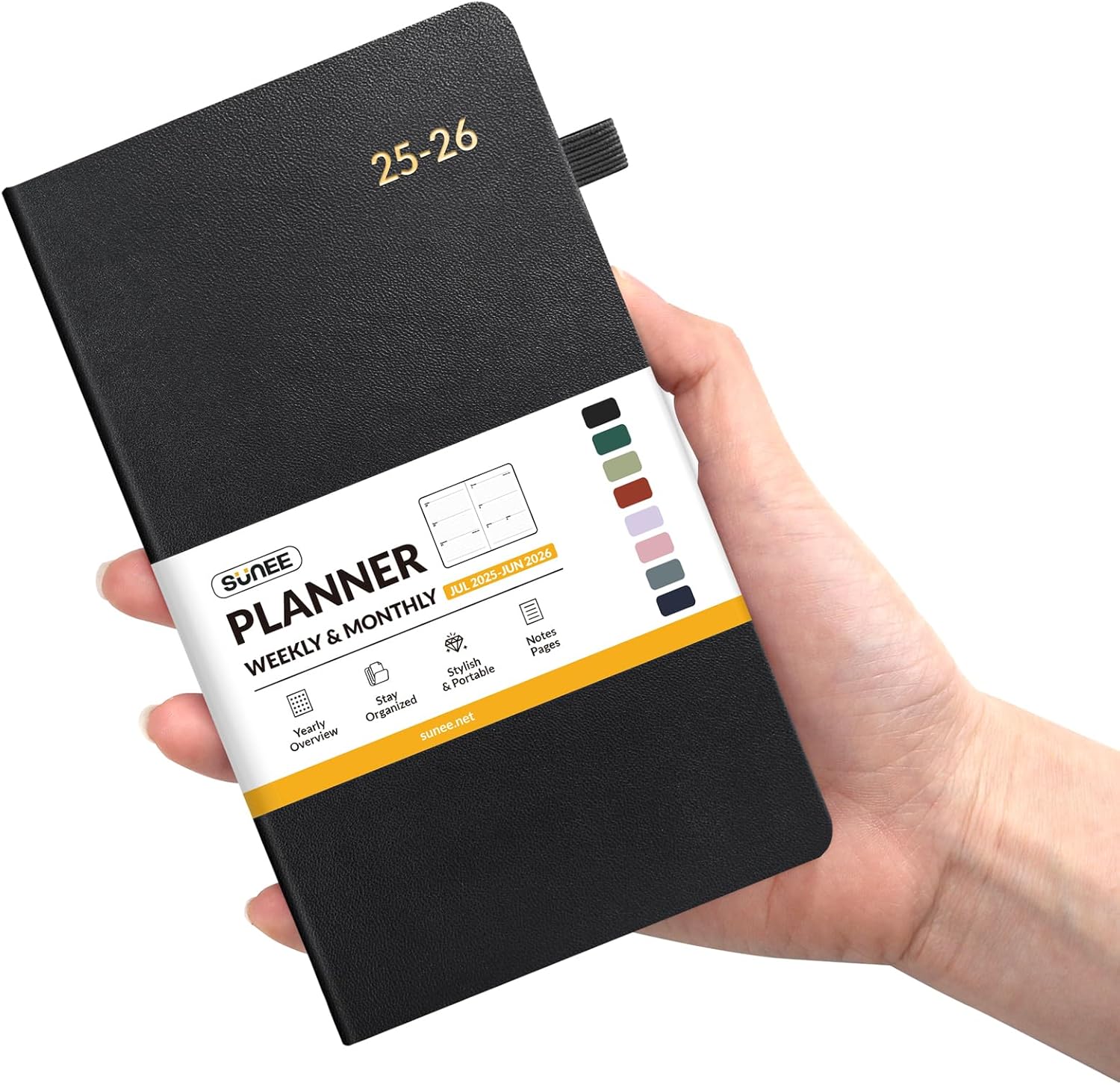 Amazon.com : SUNEE 2025-2026 Pocket Weekly Planner for Purse 3.5" x 6 ...