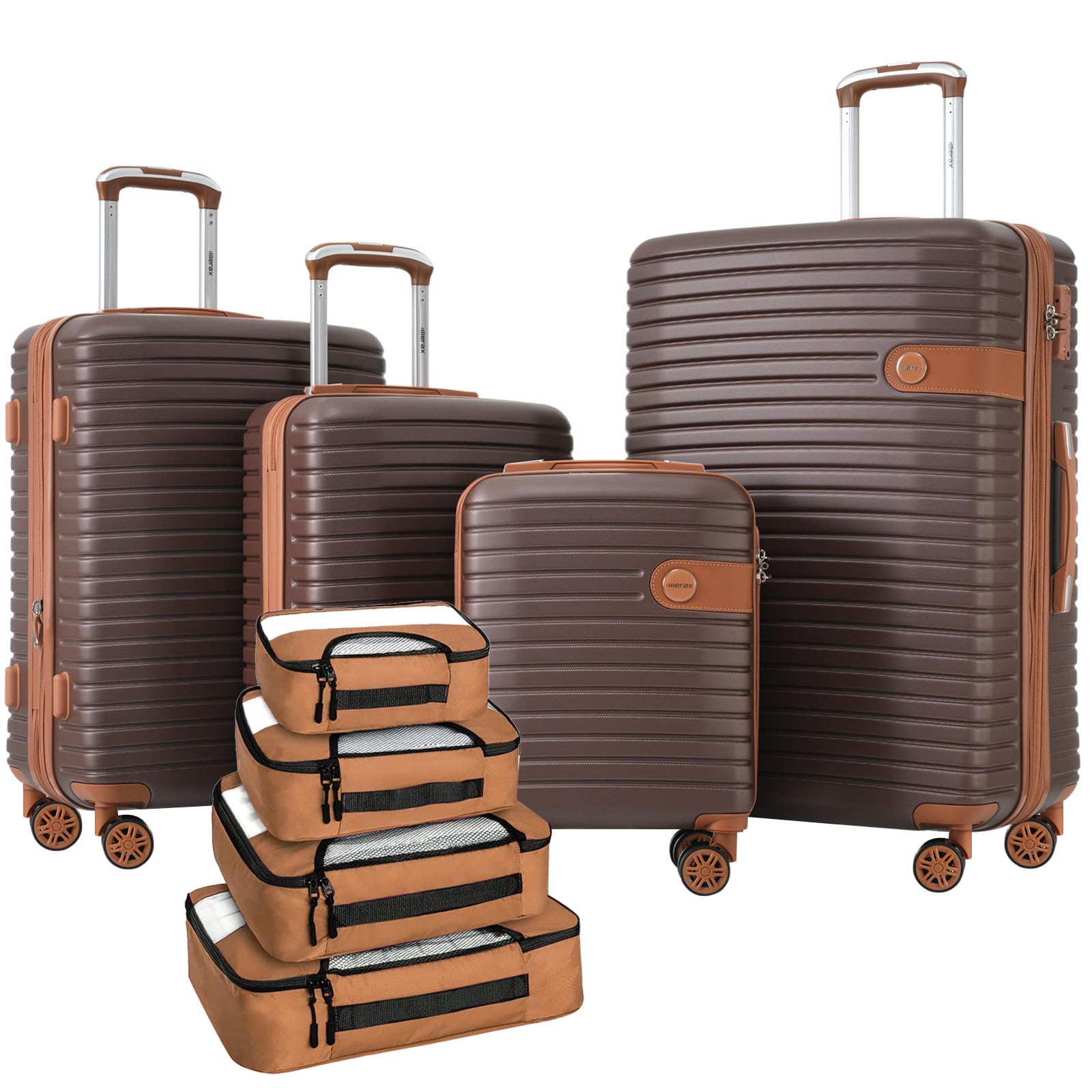 Snapklik.com : Merax Luggage Sets 4 Piece Lightweight Suitcases