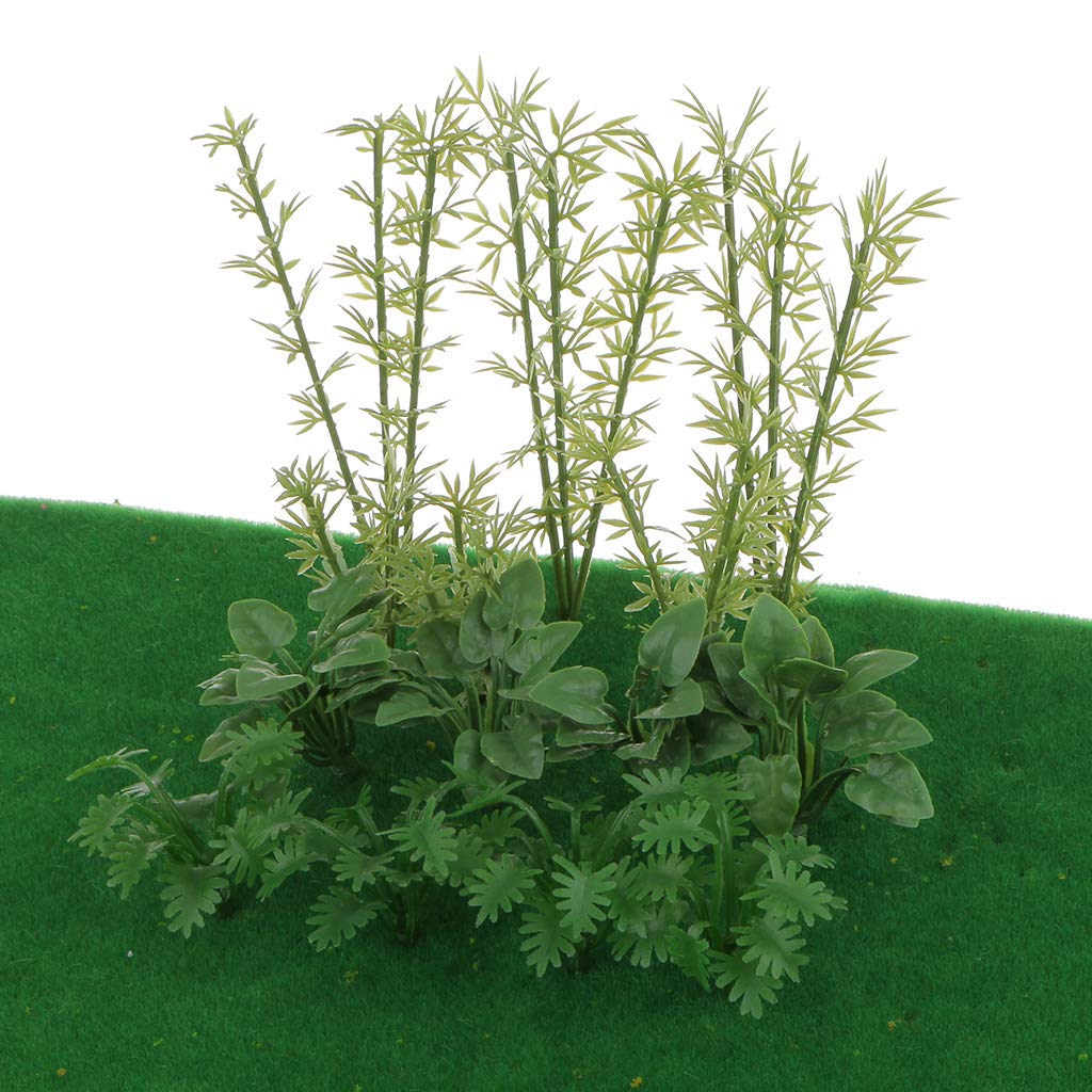 2X 50 Model Ground Cover Plant & 100 Bamboo Tree Architecture Train ...