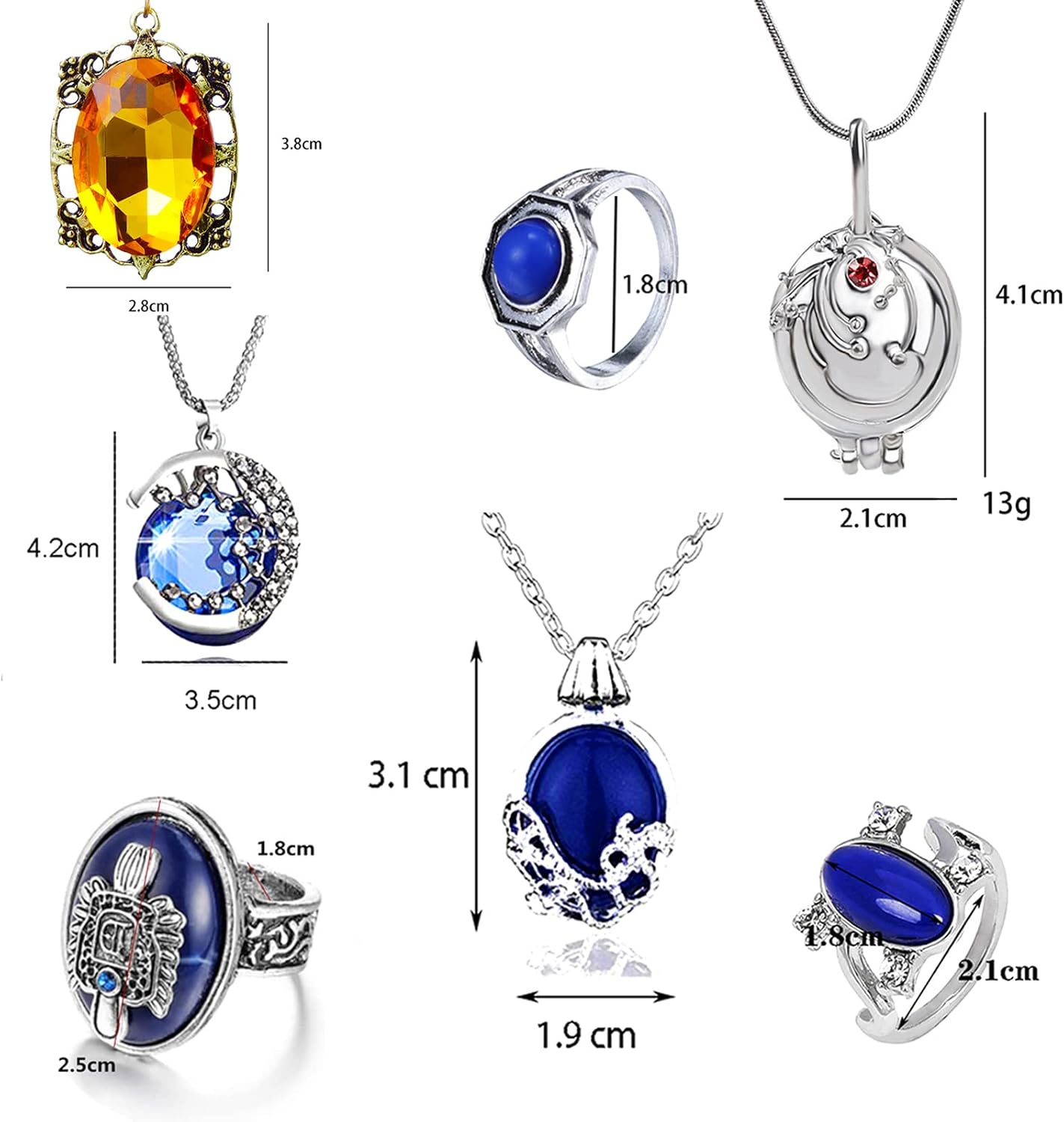 Amazon.com: UoYu 29 pcs The Vampire Diaries Jewelry Sticker Set Elena ...