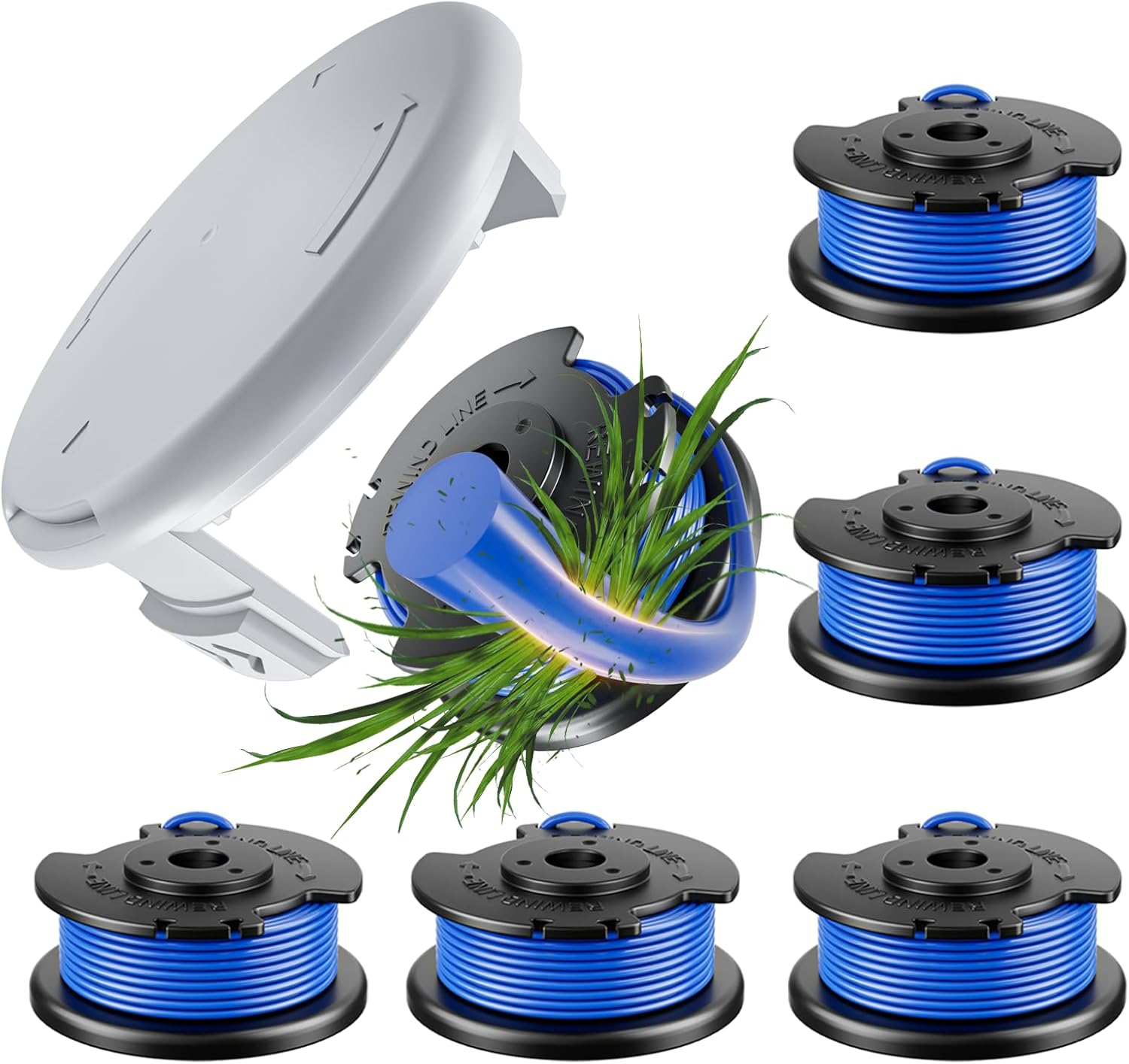 Amazon.com: 7 Pcs AC14RL3A Replacement Weed Wacker String for Ryobi ...