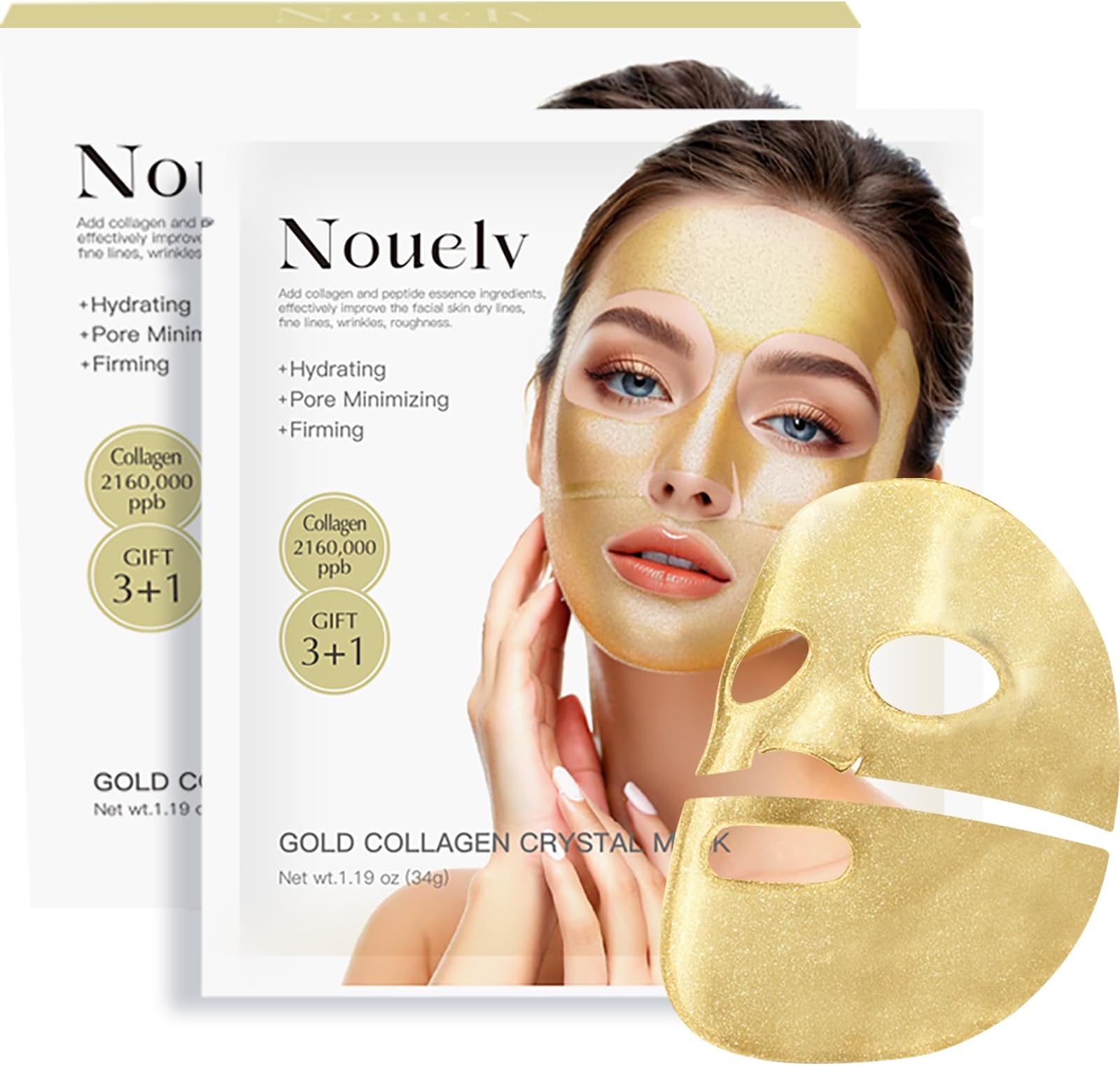 Amazon.com : B ETNRL Collagen Face Mask - 13-in-1 Bio Collagen Real ...