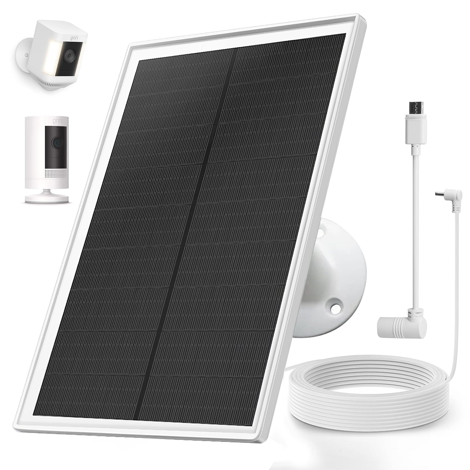 Amazon.com : Solar Panel Charger for Ring Camera, Compatible with Ring ...