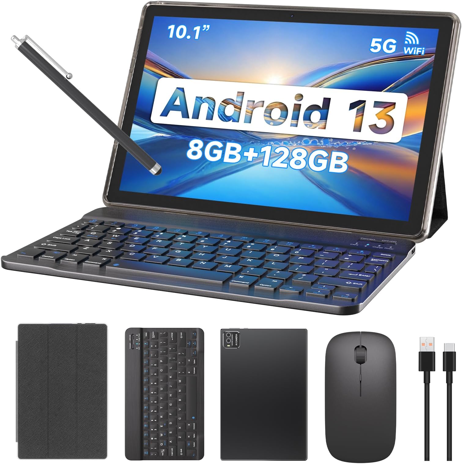 Amazon.com : CNMBEXP 2025 New P70 Android 13.0 Tablet 10.1 inch Tablets ...