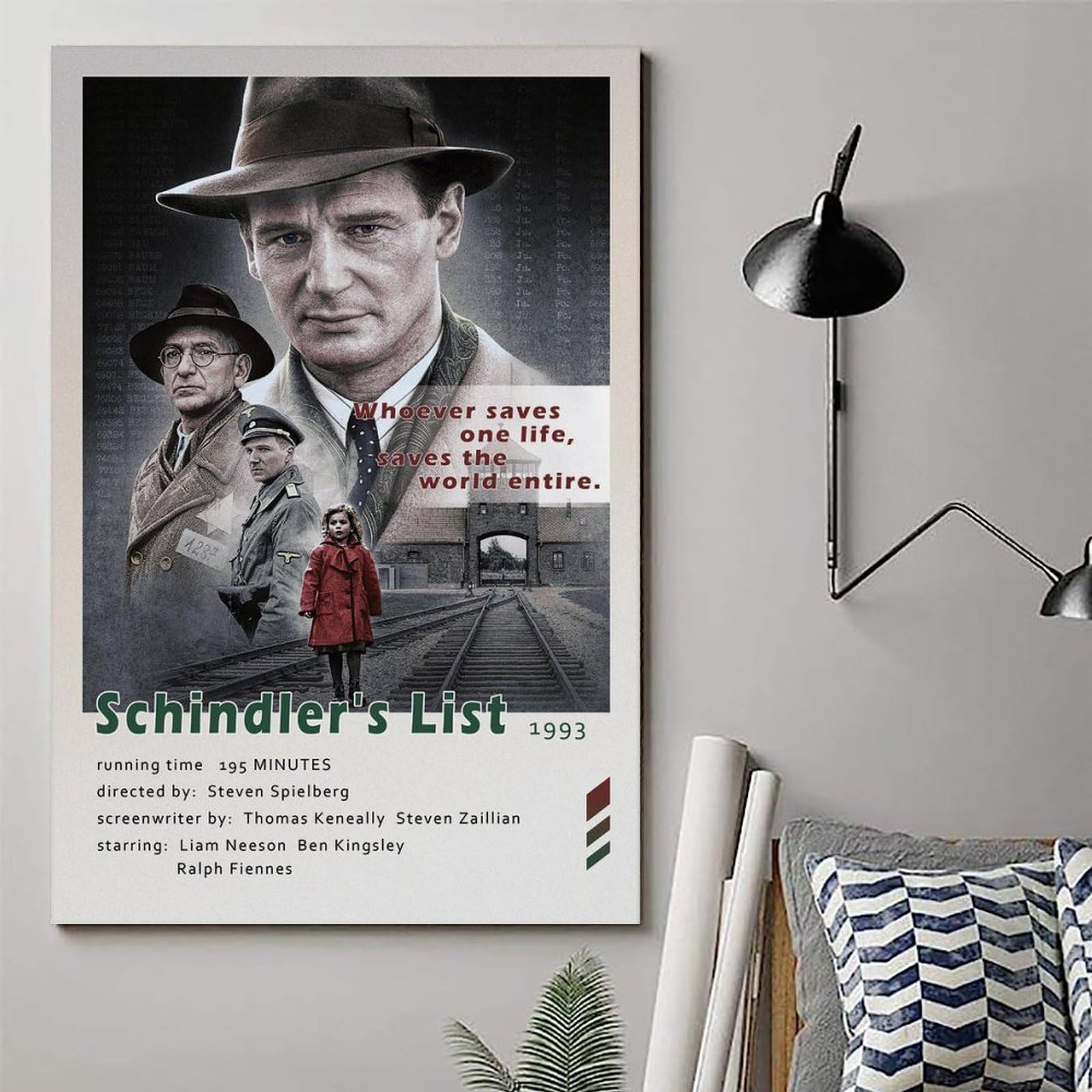 Schindlers List Minimalistische Poster
