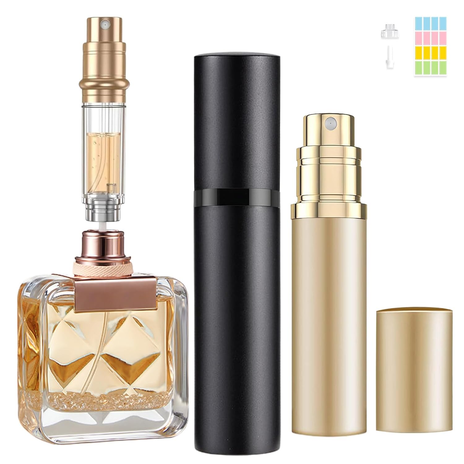Amazon.com : D-LOTUS Travel Mini Perfume Atomizer Bottle Refillable ...